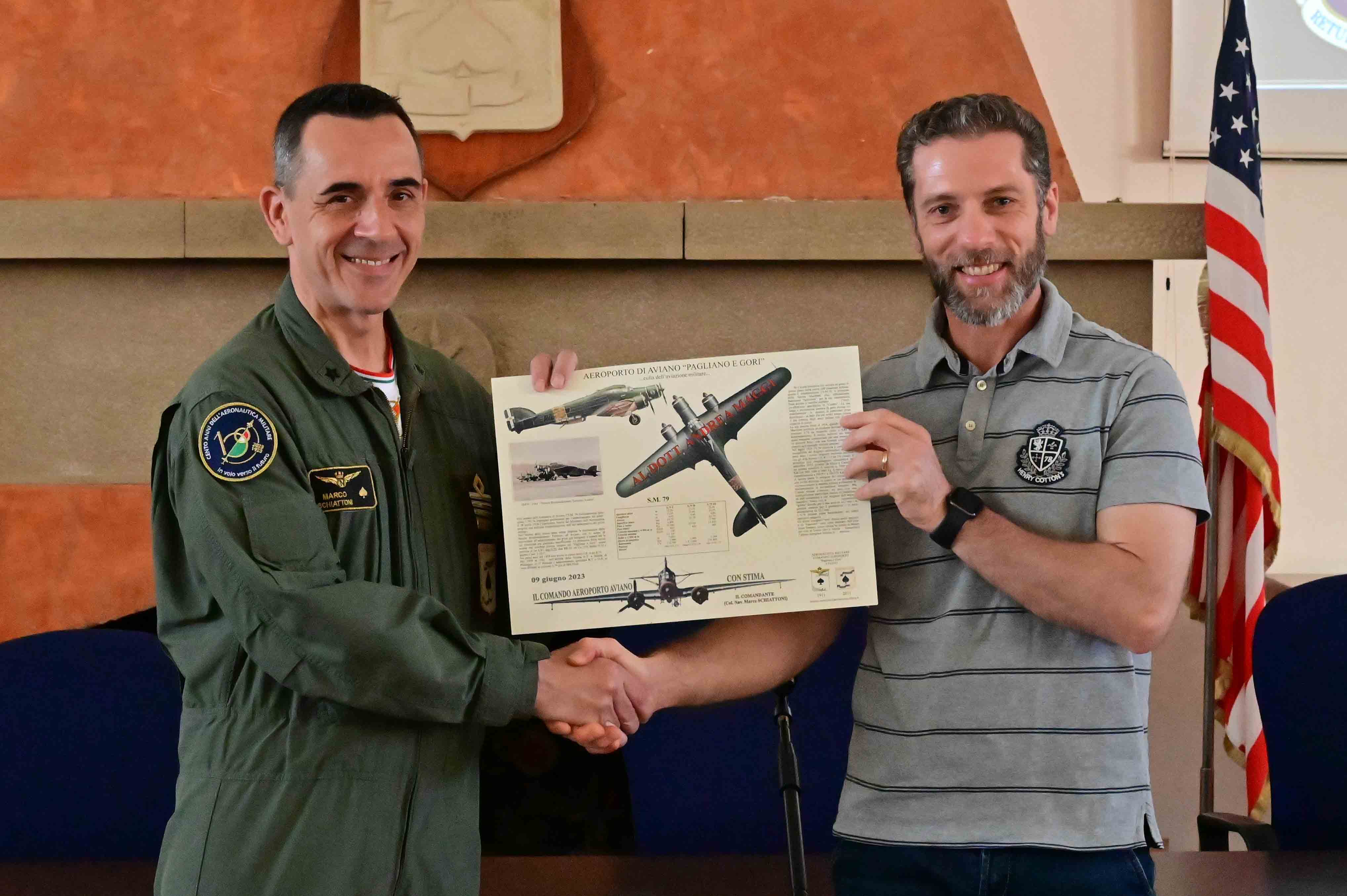 Professor Andrea Maggi visits Aviano AB