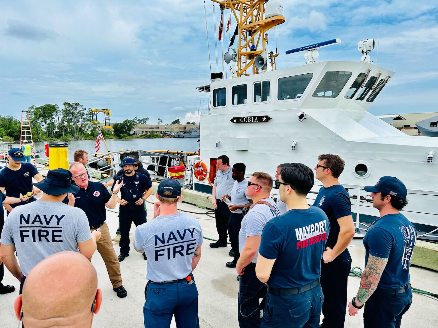 NSA Panama City Firefighters Receive Intensive Shipboard Training by ...