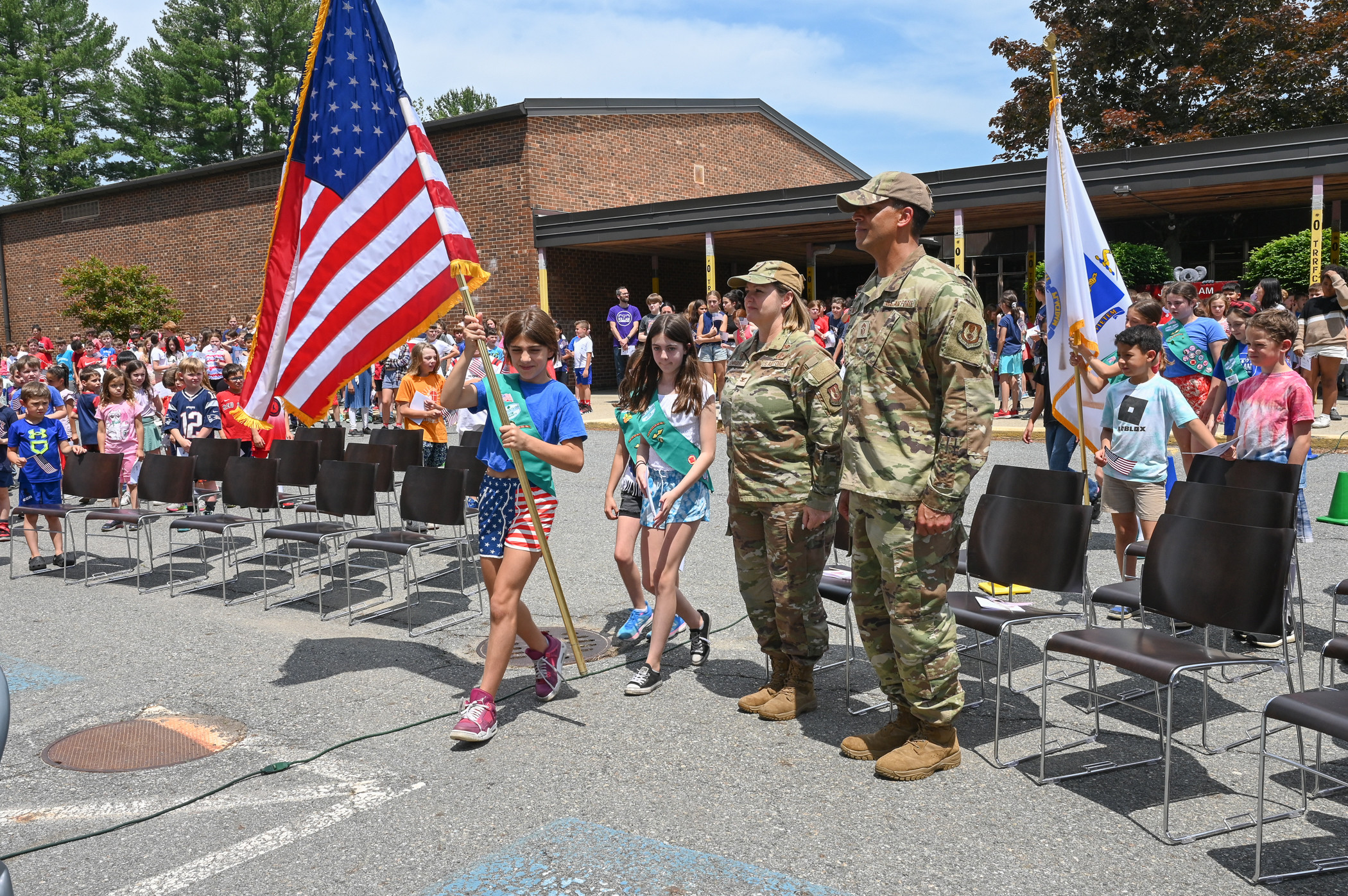 Installation leadership attend local Flag Day ceremony