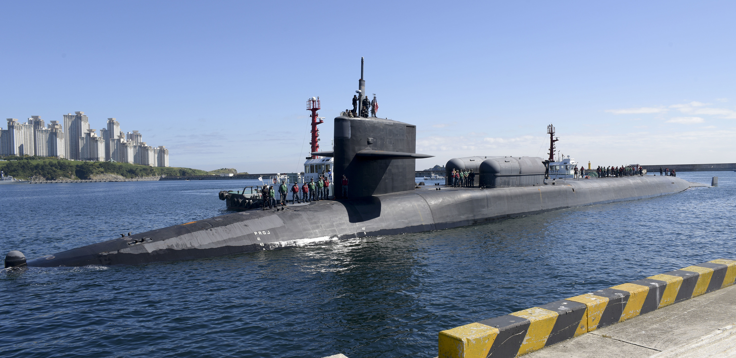 USS Michigan Arrives in Busan > U.S. Indo-Pacific Command > JTF-Micronesia