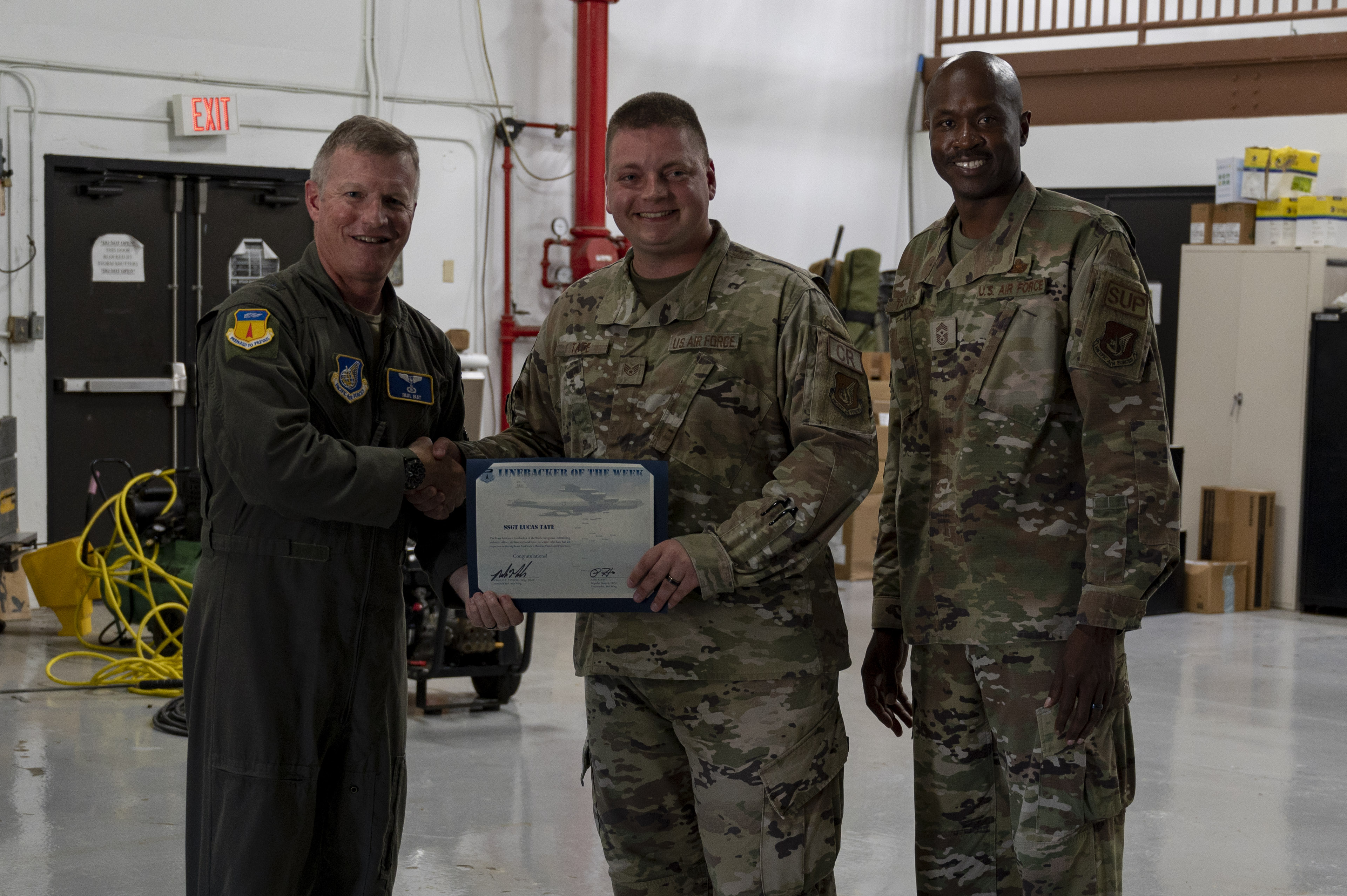 Linebacker of the Week: Staff Sgt. Lucas Tate > Andersen Air Force Base ...