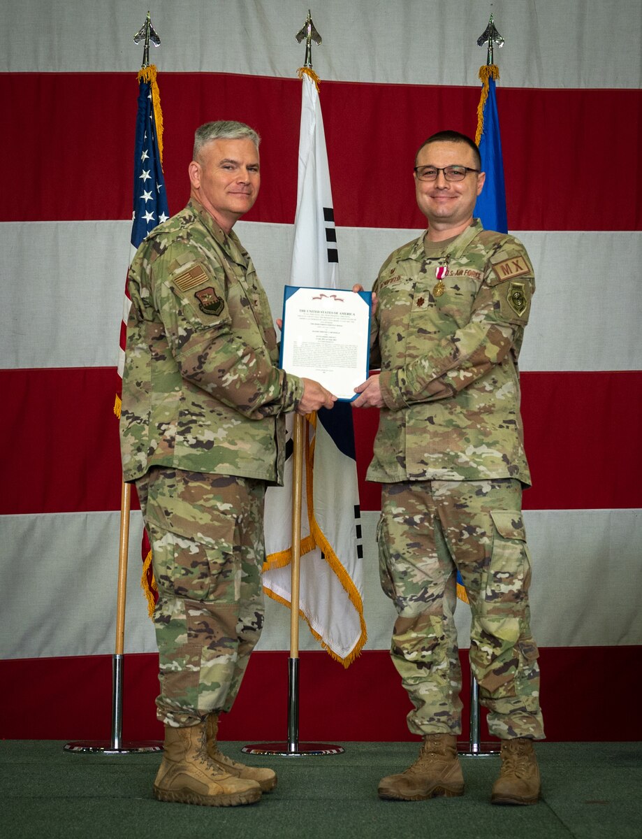25th FGS Change of Command > Osan Air Base > Article Display