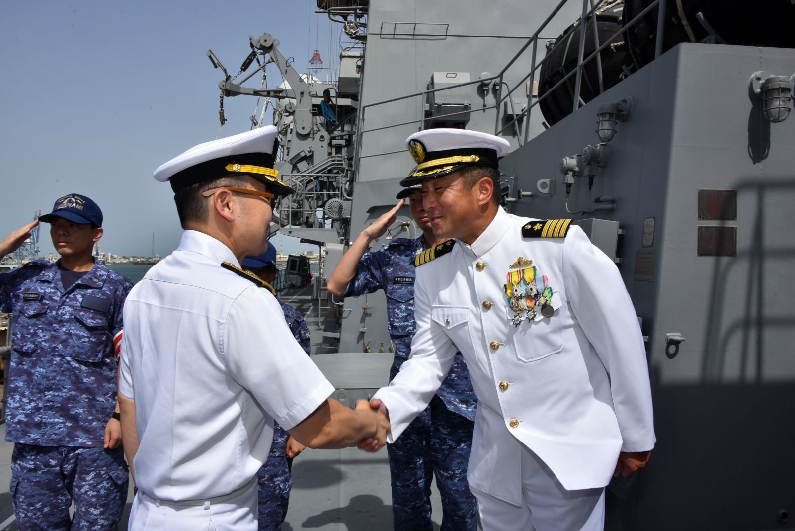 Commander of Multinational Counter-Piracy Task Force Visits Japanese ...