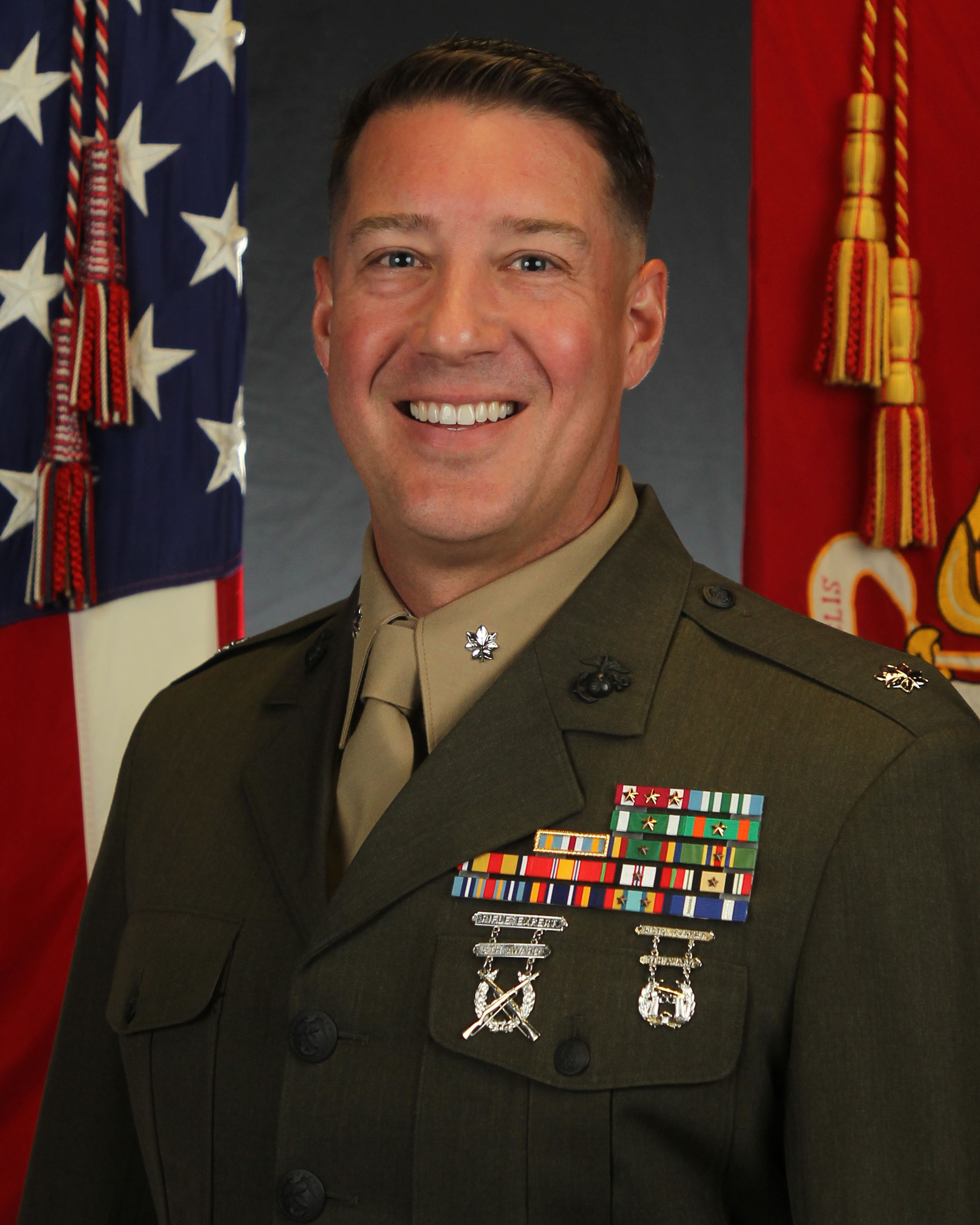Lieutenant Colonel Eric Kauffman > 1st Marine Logistics Group > Biography