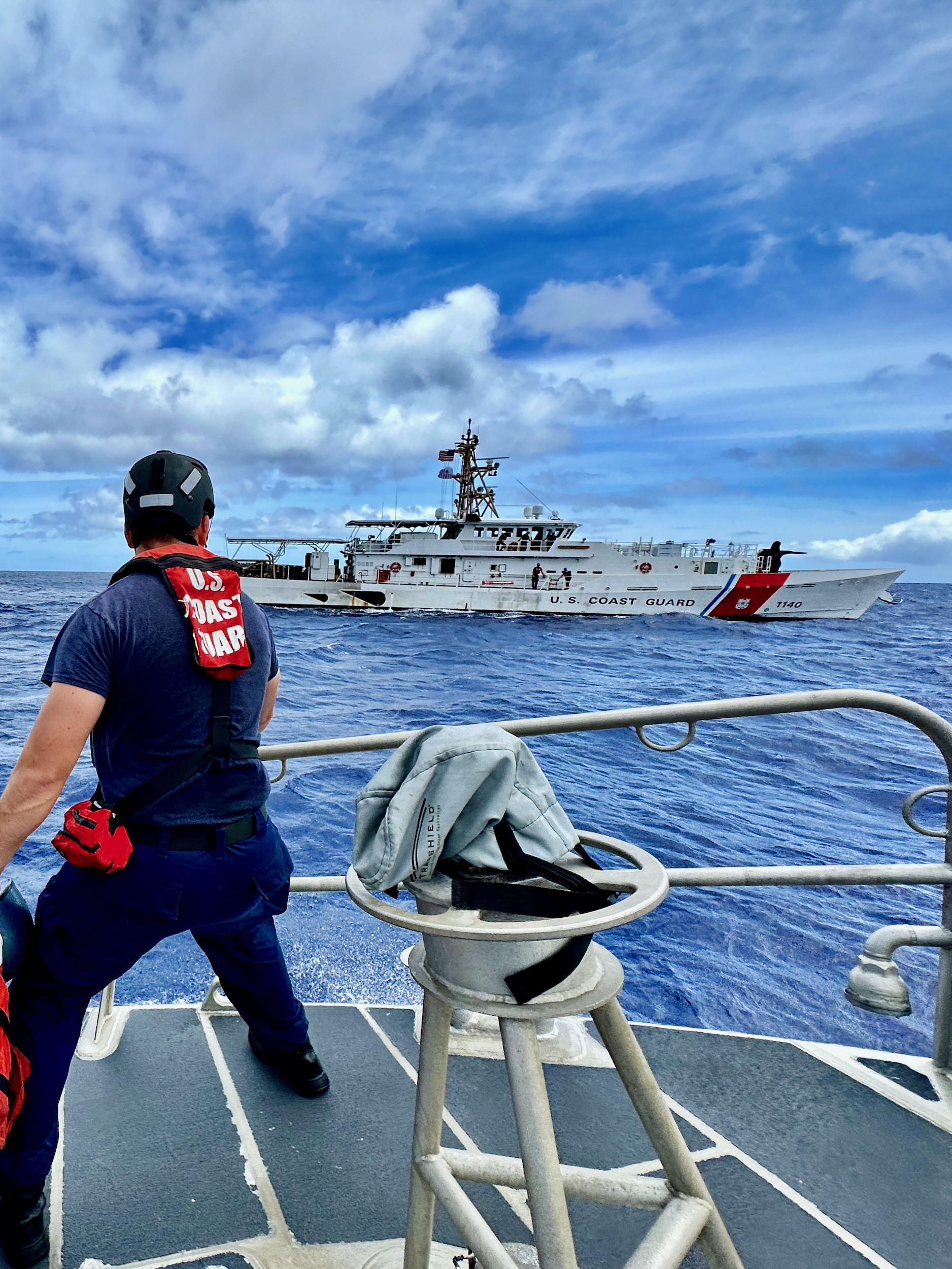 U.S. Coast Guard completes first patrol following Typhoon Mawar to ...
