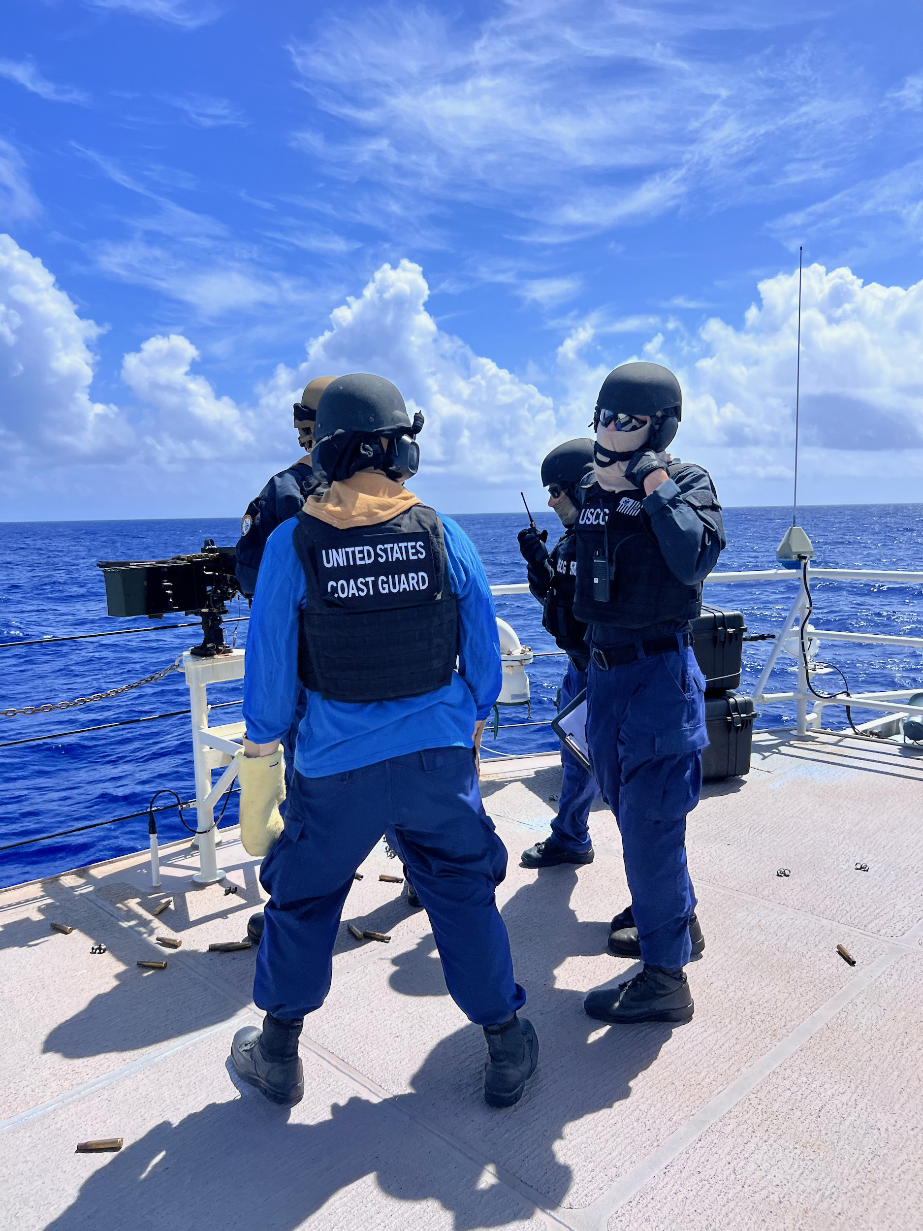 U.S. Coast Guard completes first patrol following Typhoon Mawar to ...