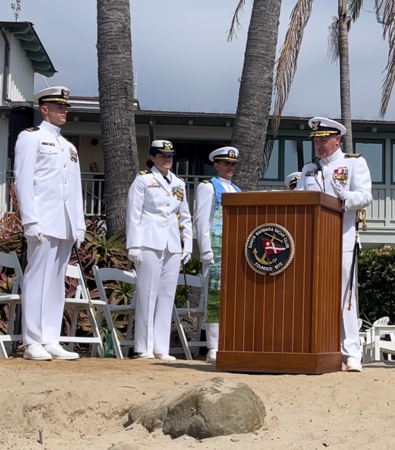 U.S. Coast Guard Cutter Blackfin holds change-of-command ceremony ...