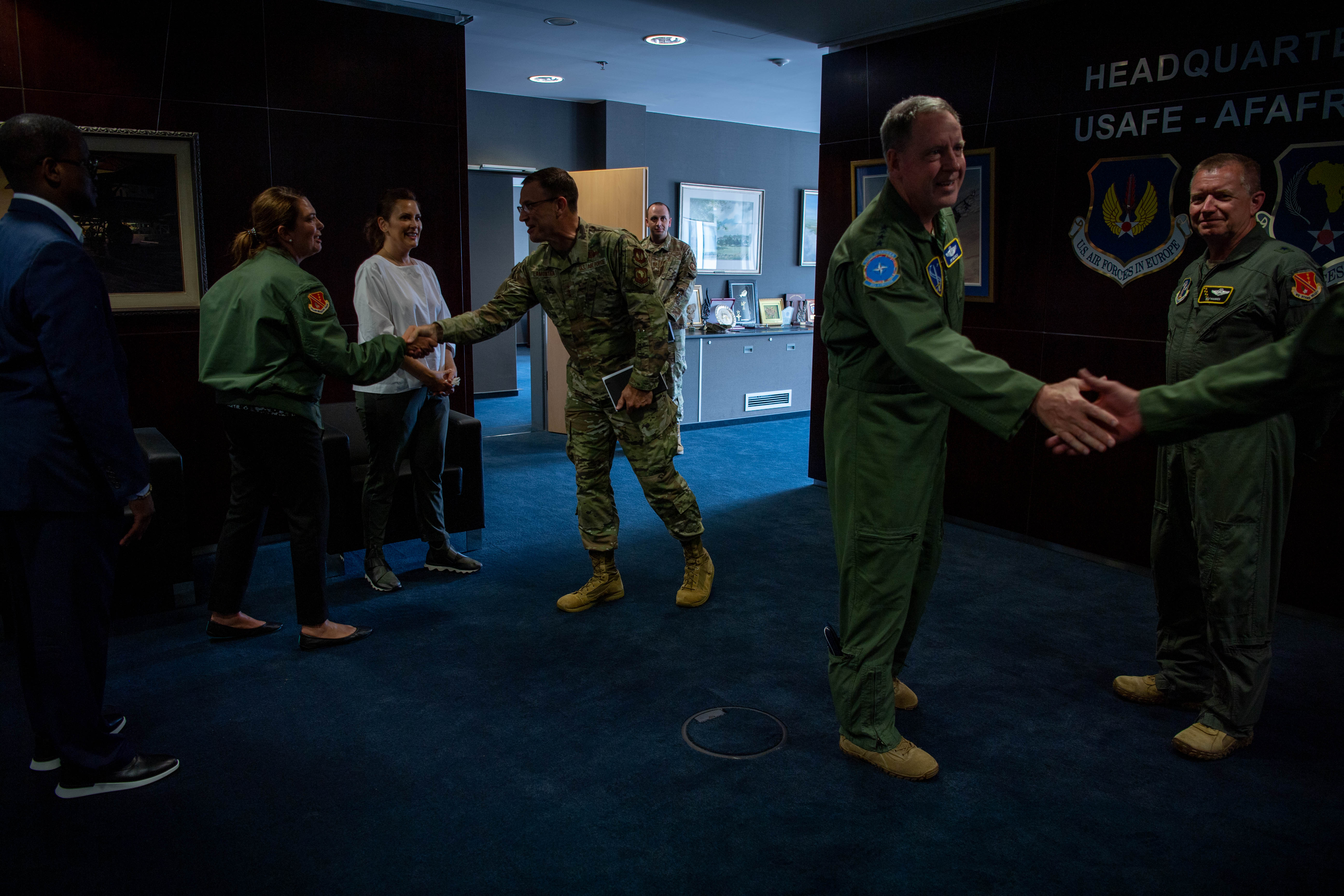 Michigan Governor boosts morale for deployed Airmen > Ramstein Air Base ...