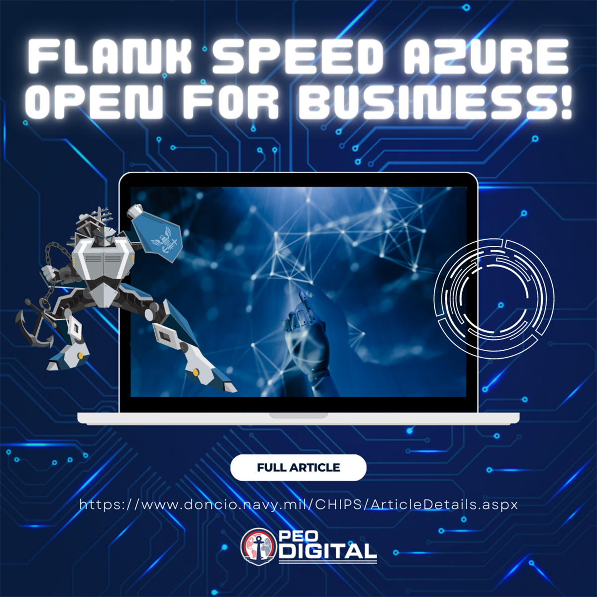 Department of the Navy opens Flank Speed Azure for business > Program ...