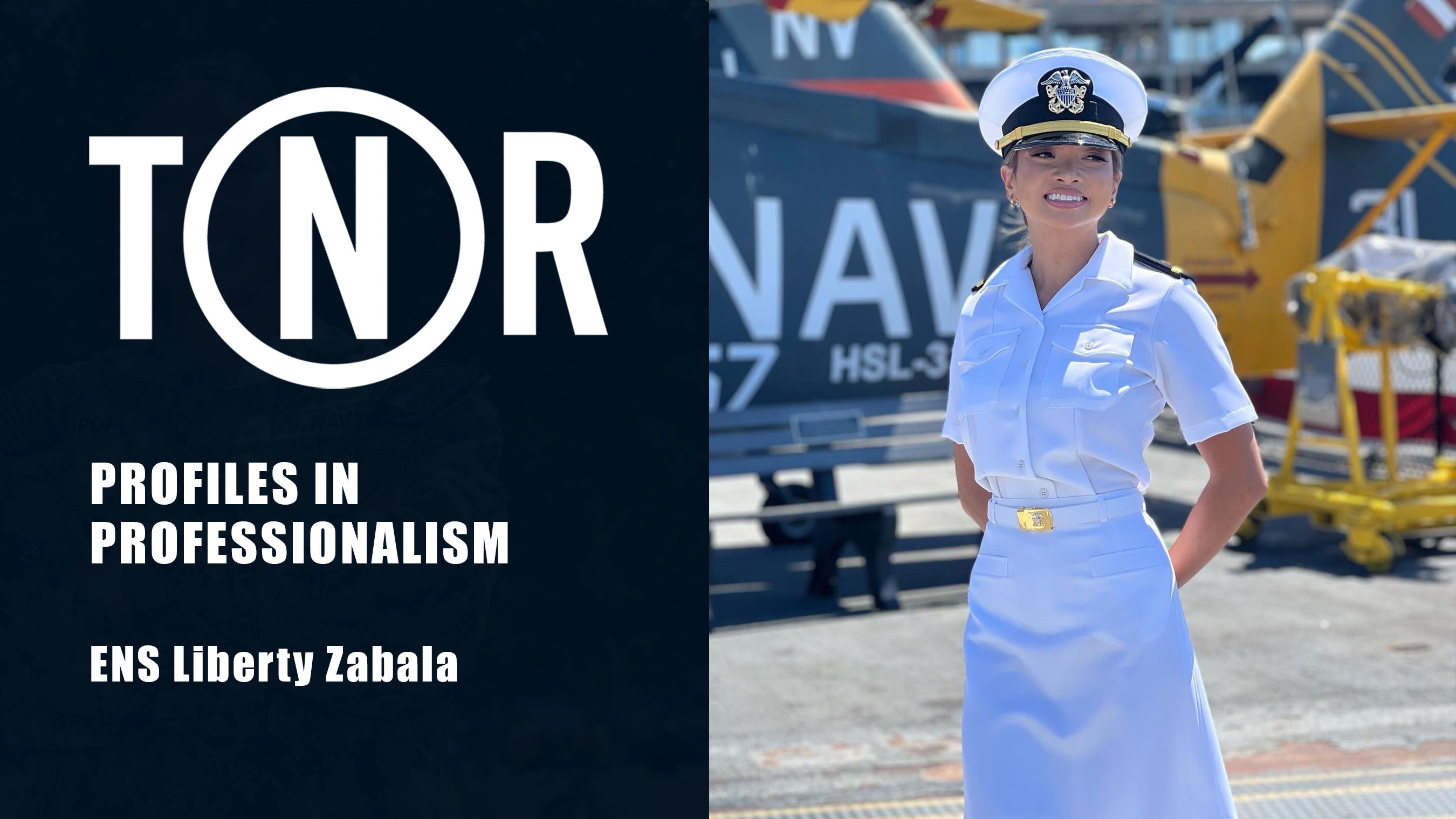 Profiles in Professionalism: ENS Liberty Zabala > U.S. Fleet Forces ...