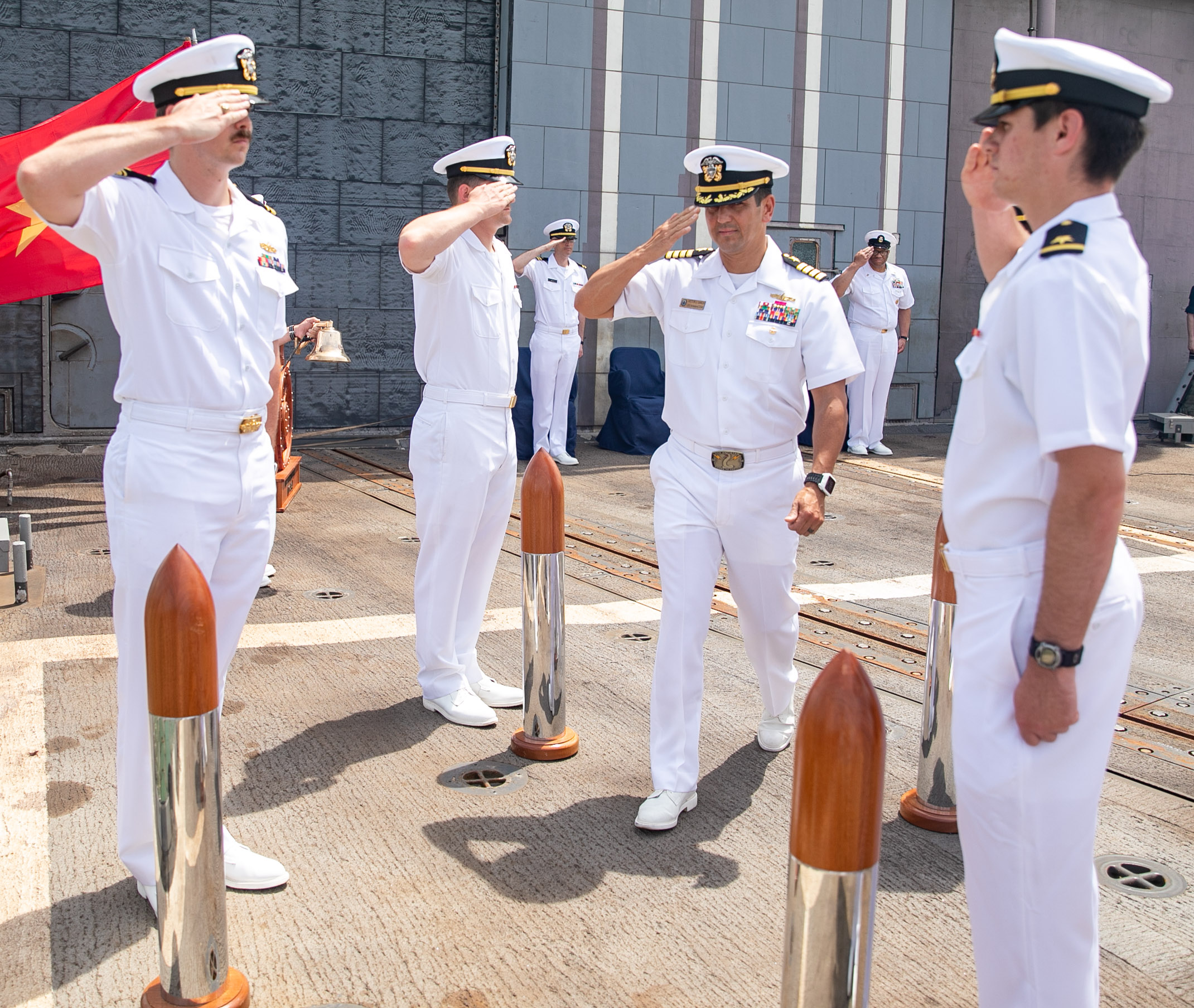 USS Antietam holds Change of Command Ceremony in Vietnam > Commander, U ...