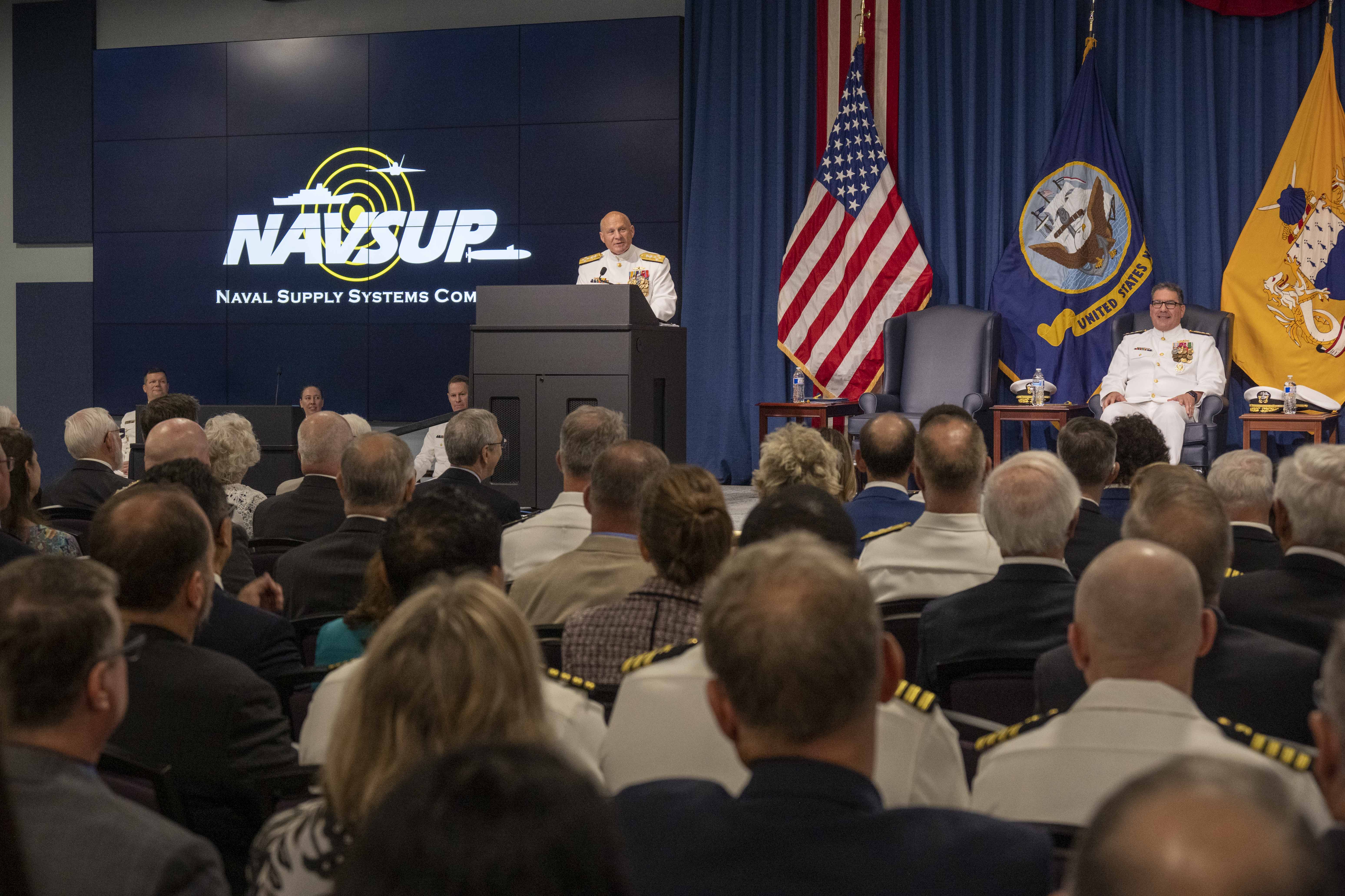 CNO Delivers Remarks at Naval Supply Systems Command Change of Office ...