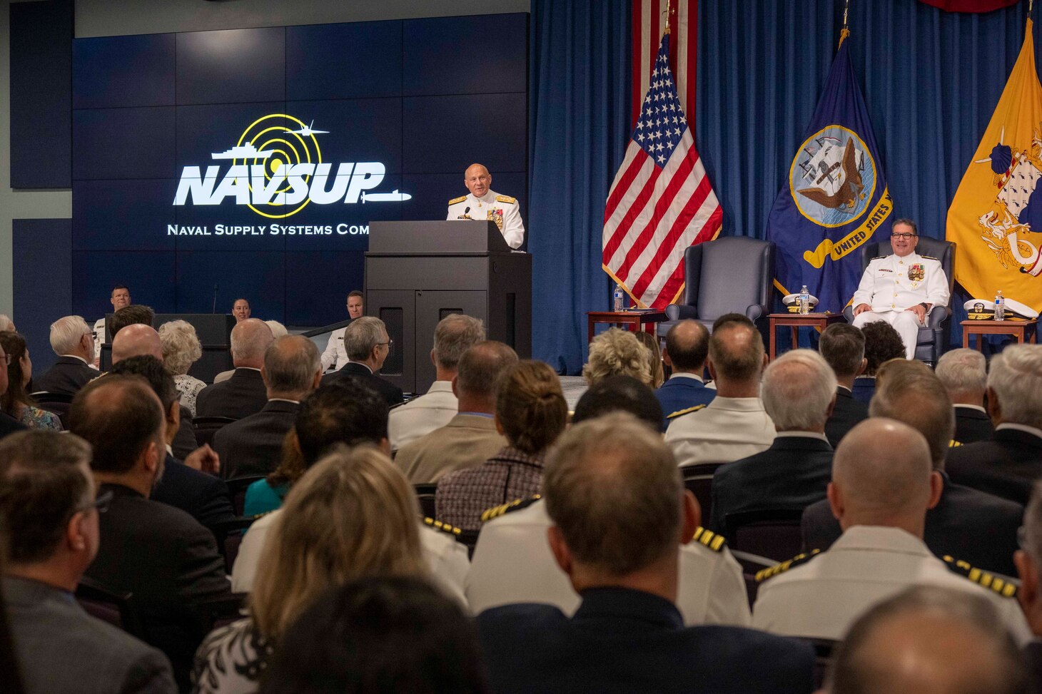 CNO Delivers Remarks at Naval Supply Systems Command Change of Office ...