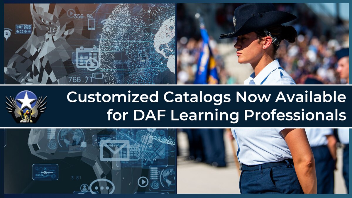Customized catalogs now available in DAF e-Learning for Department of ...