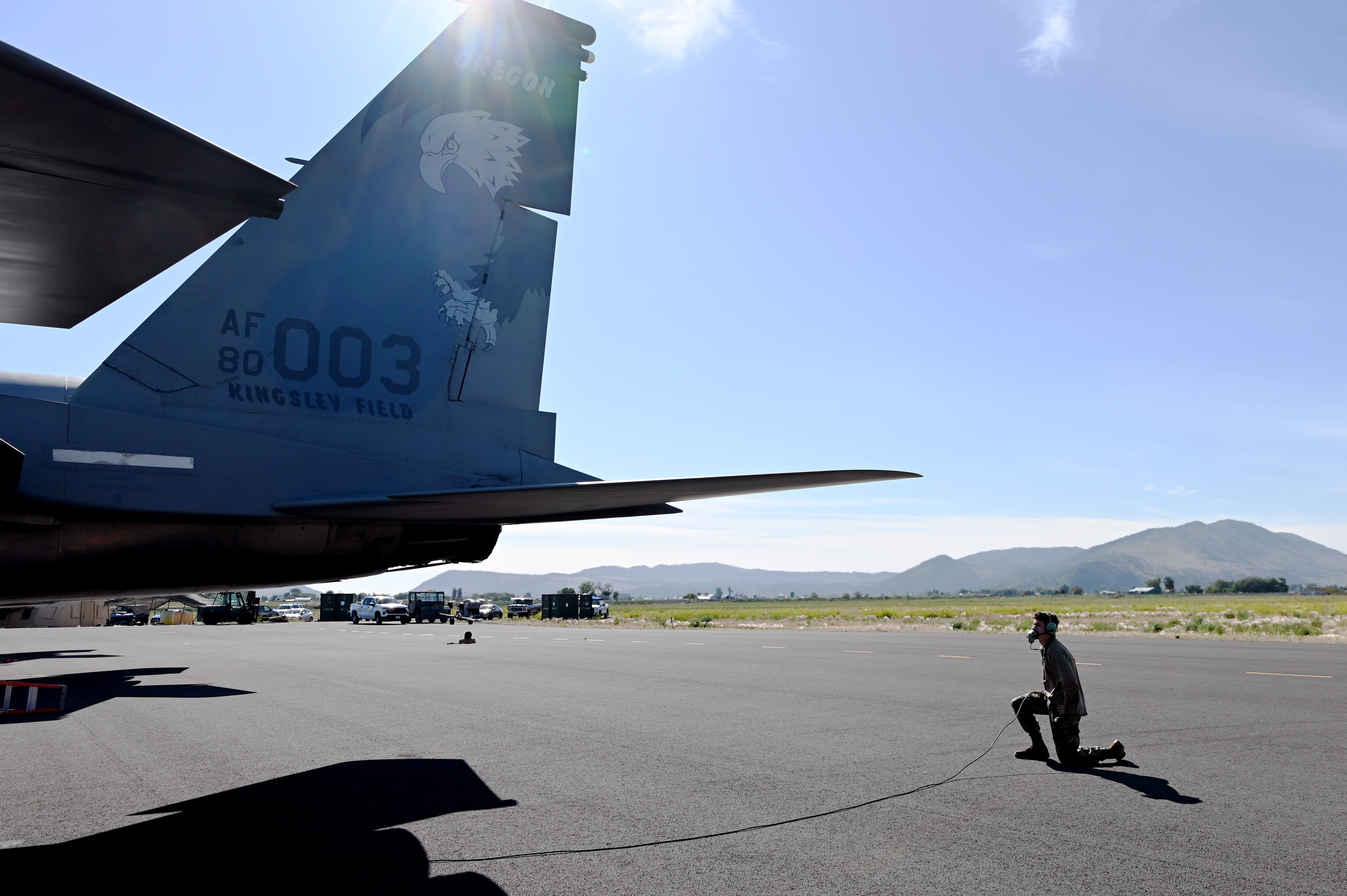 Team Kingsley moves operations on airfield when taxiway “fails” > 165th ...