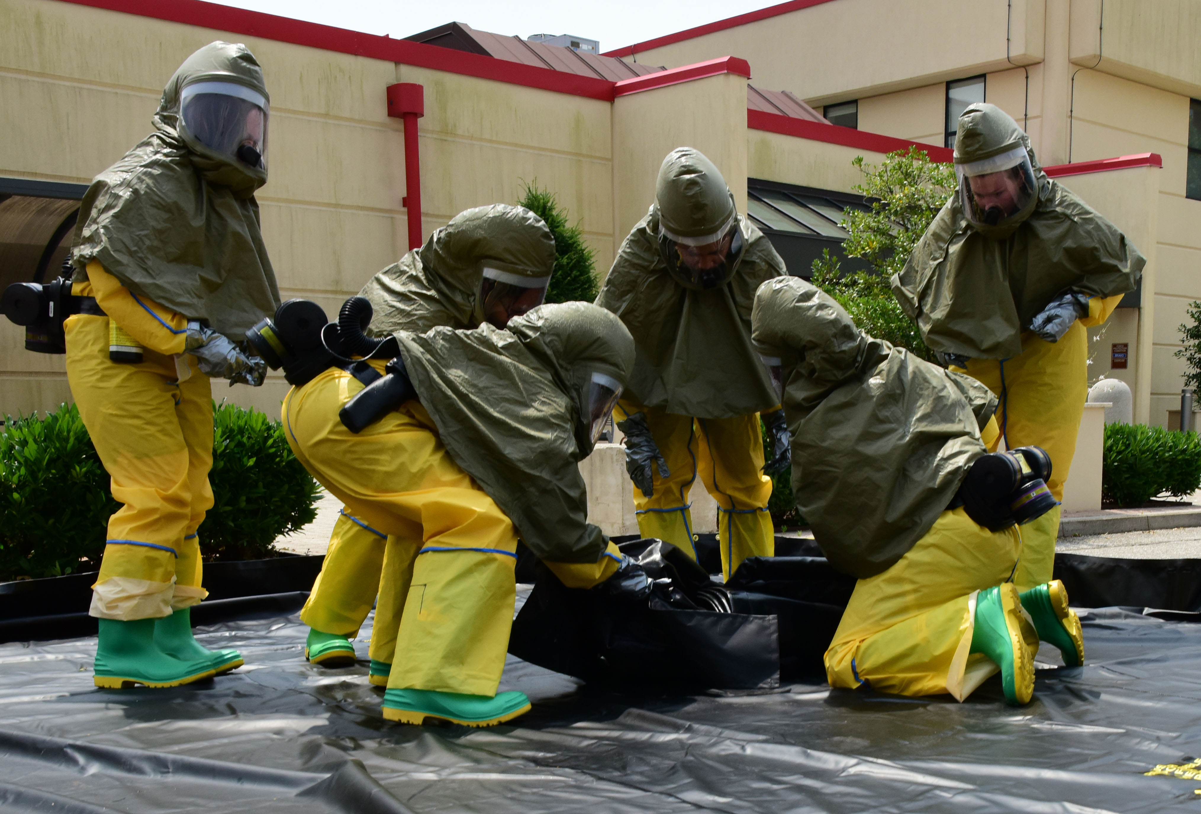 31 MDG Conducts Integrated In-Place Patient Decontamination Capability ...