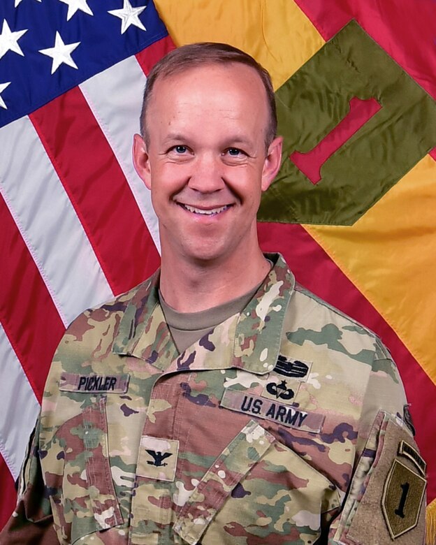 COL Jeffrey W. Pickler > 1st Infantry Division > Leadership Display