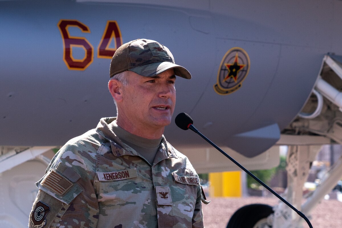 Nellis welcomes new F-16 static display honoring aggressor heritage ...