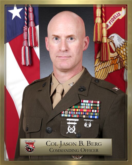 Colonel Jason Berg > 3d Marine Logistics Group > Leader's bio