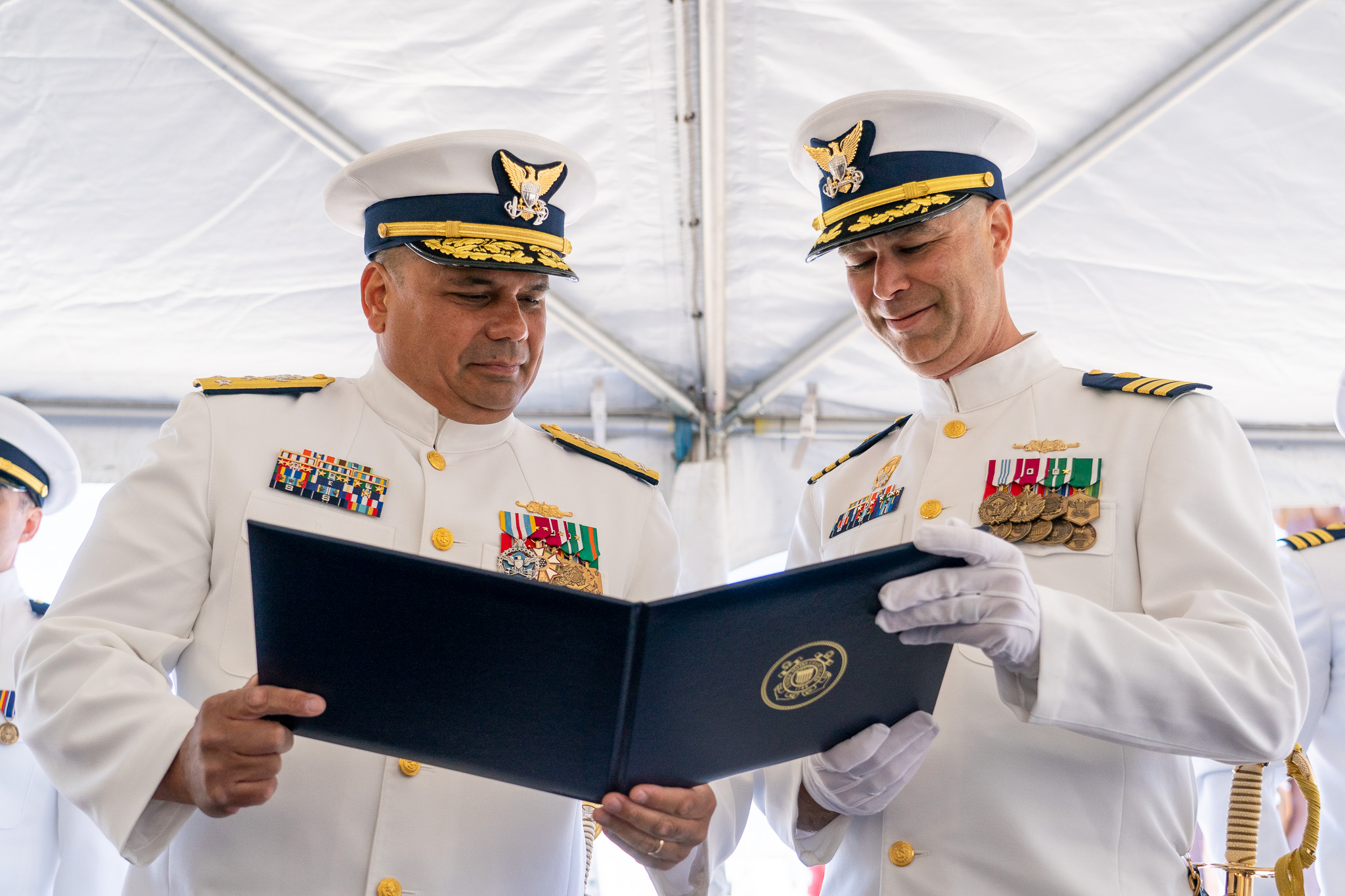 U.S. Coast Guard Cutter Alert holds change of command ceremony > United ...