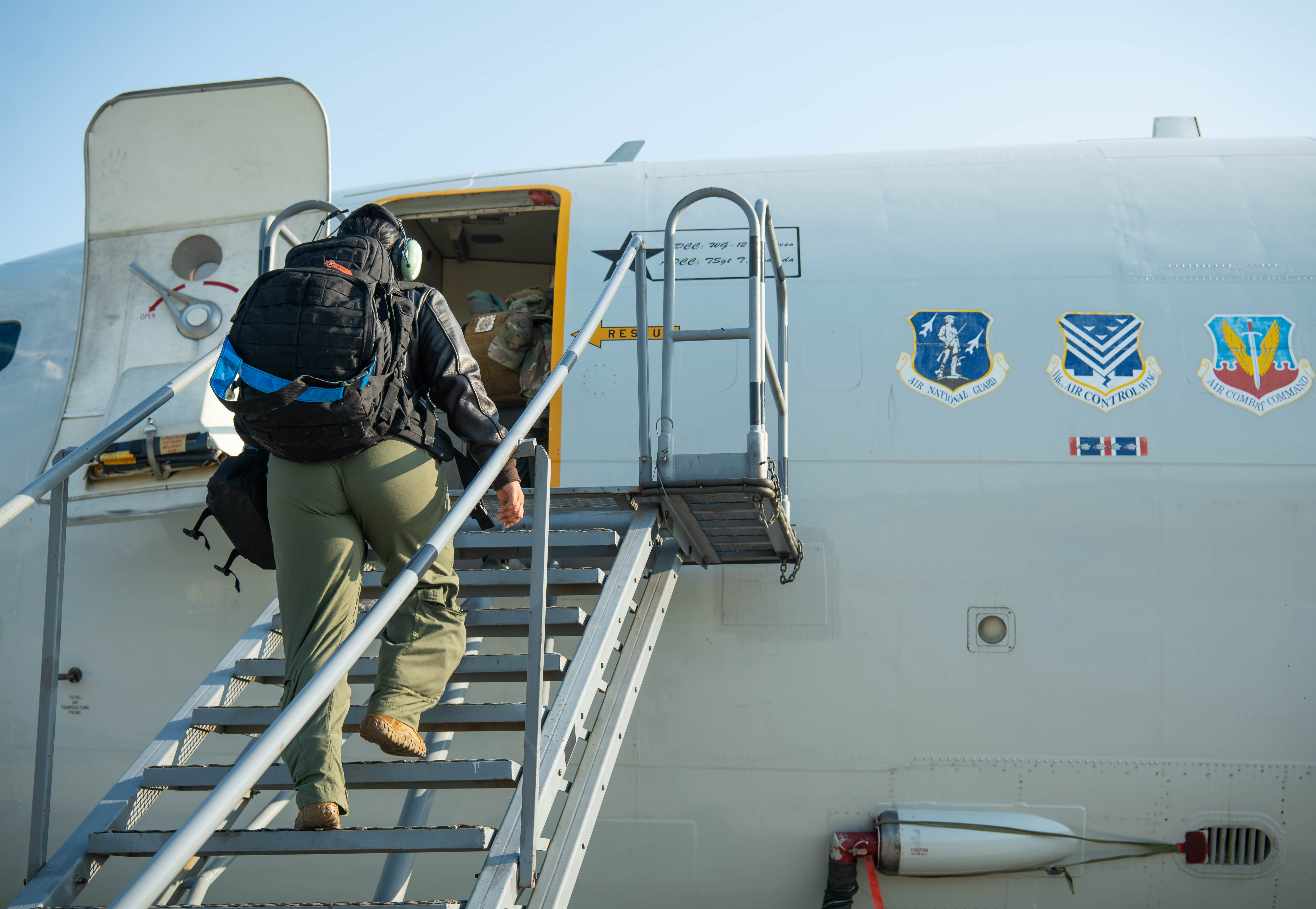 Historical last active duty JSTARS flight at RAB > Air Combat Command ...