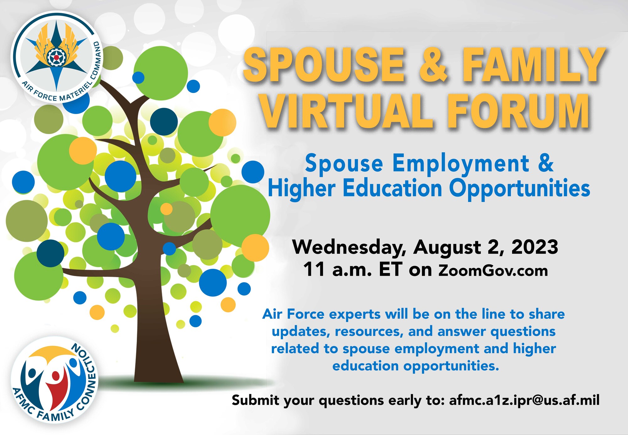 Spouse employment, higher education family forum set for Aug. 2 > Air ...