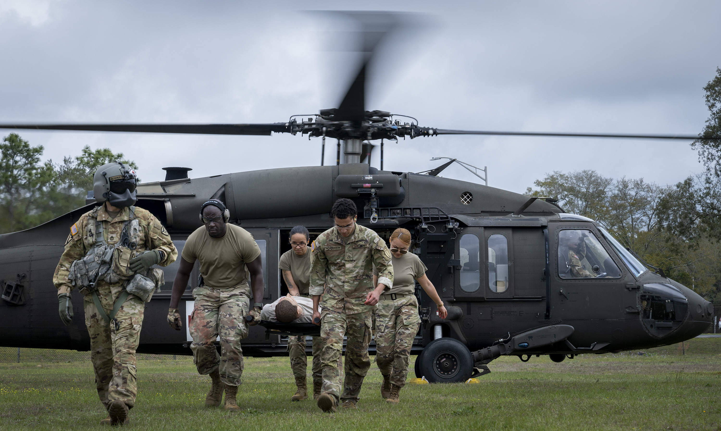 Medics go to war with joint combat training > Air Force Materiel ...