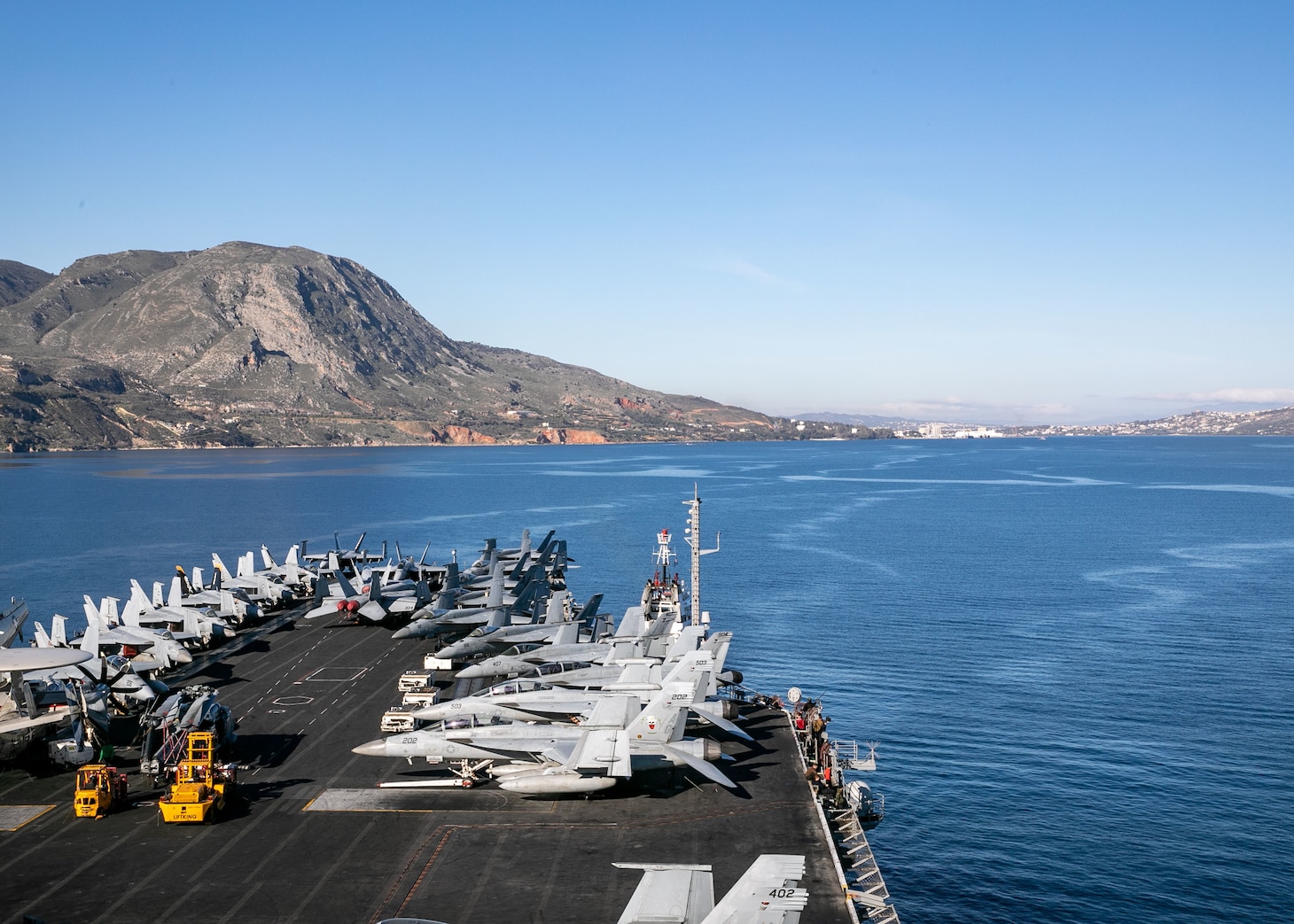 George H.W. Bush Carrier Strike Group Returns to Souda Bay, Crete ...
