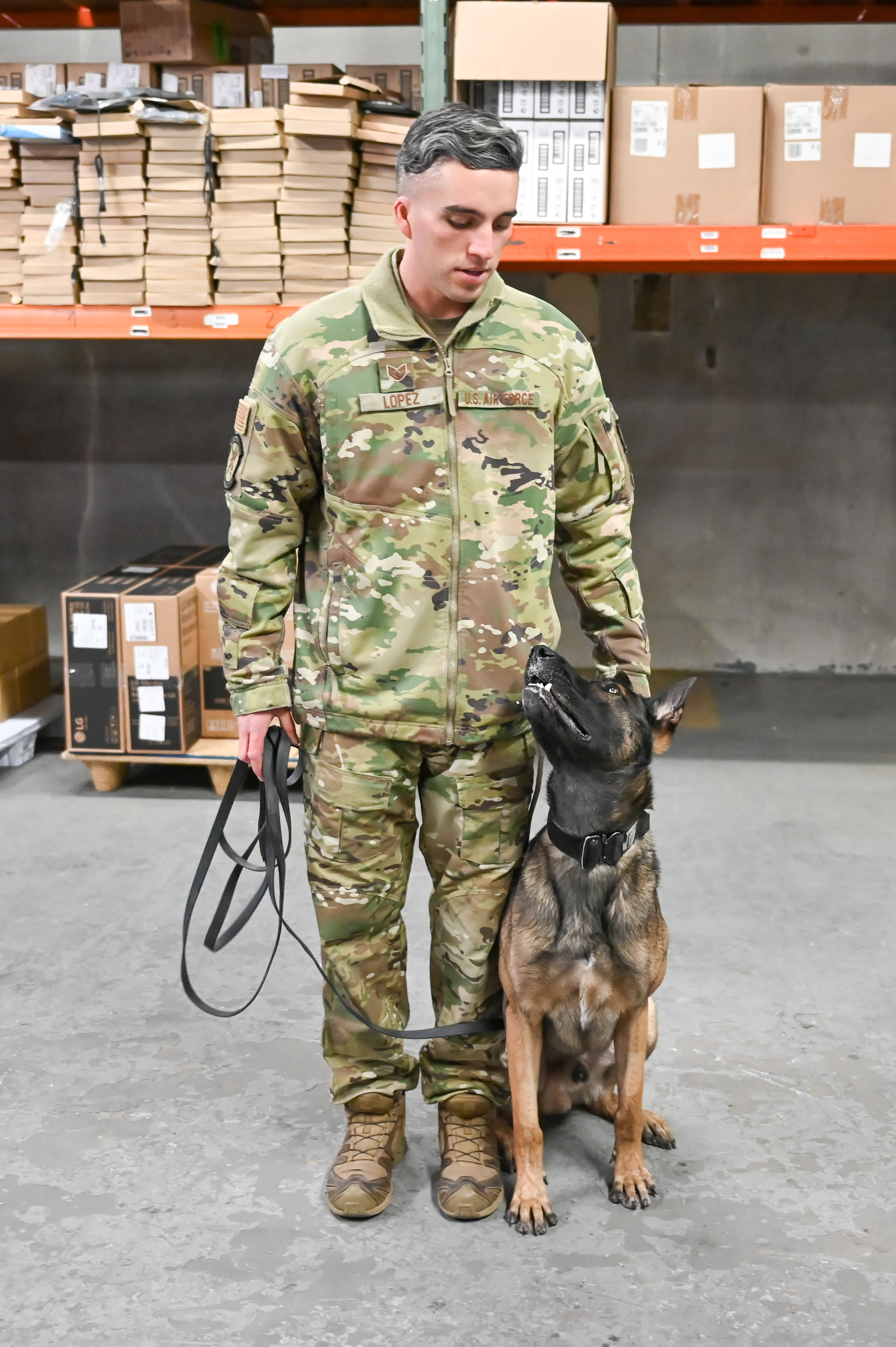 75th SFS MWD and handler bond on first deployment > Hill Air Force Base ...