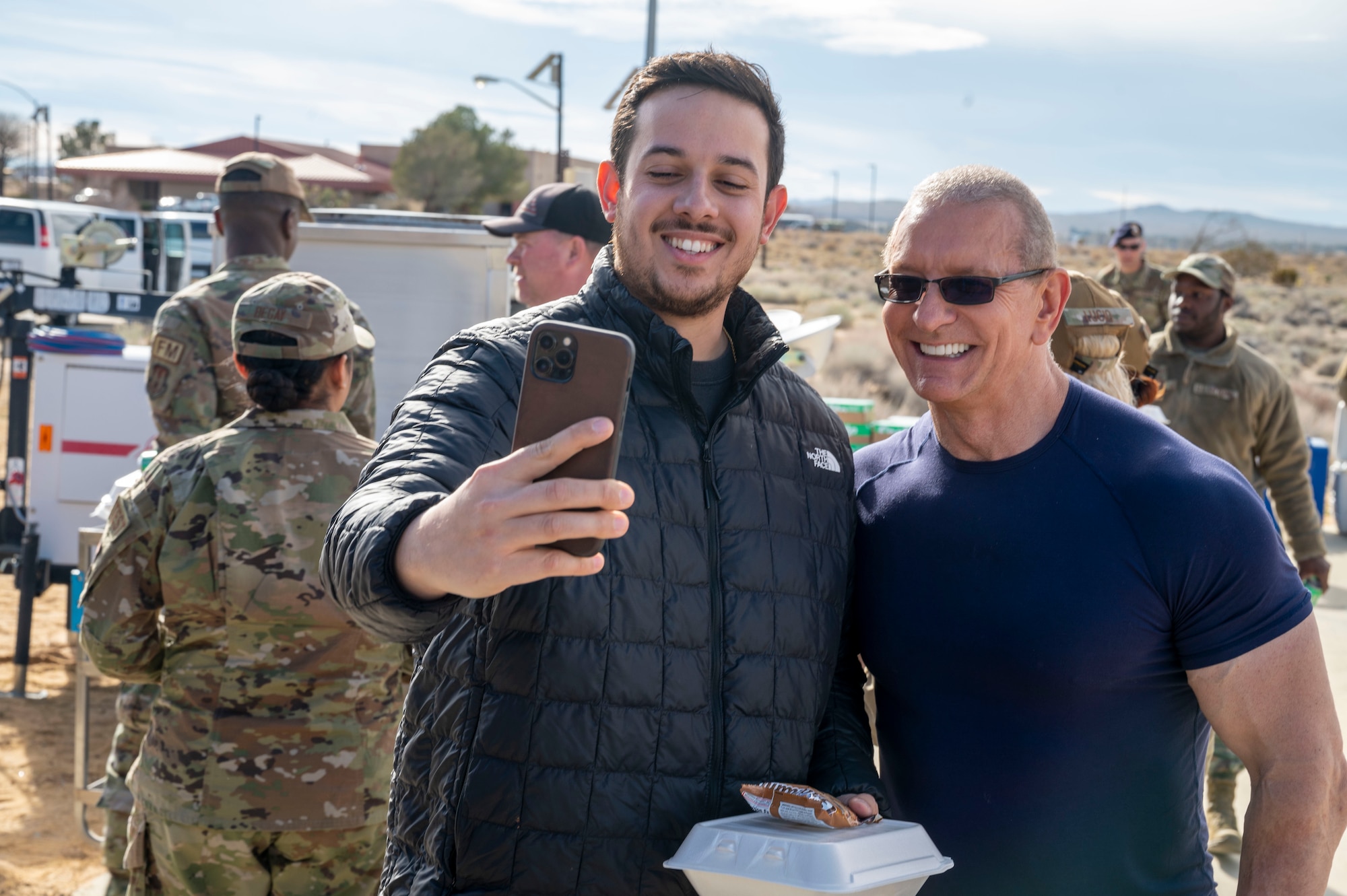 Food Network's Chef Robert Irvine visits Edwards Air Force Base ...