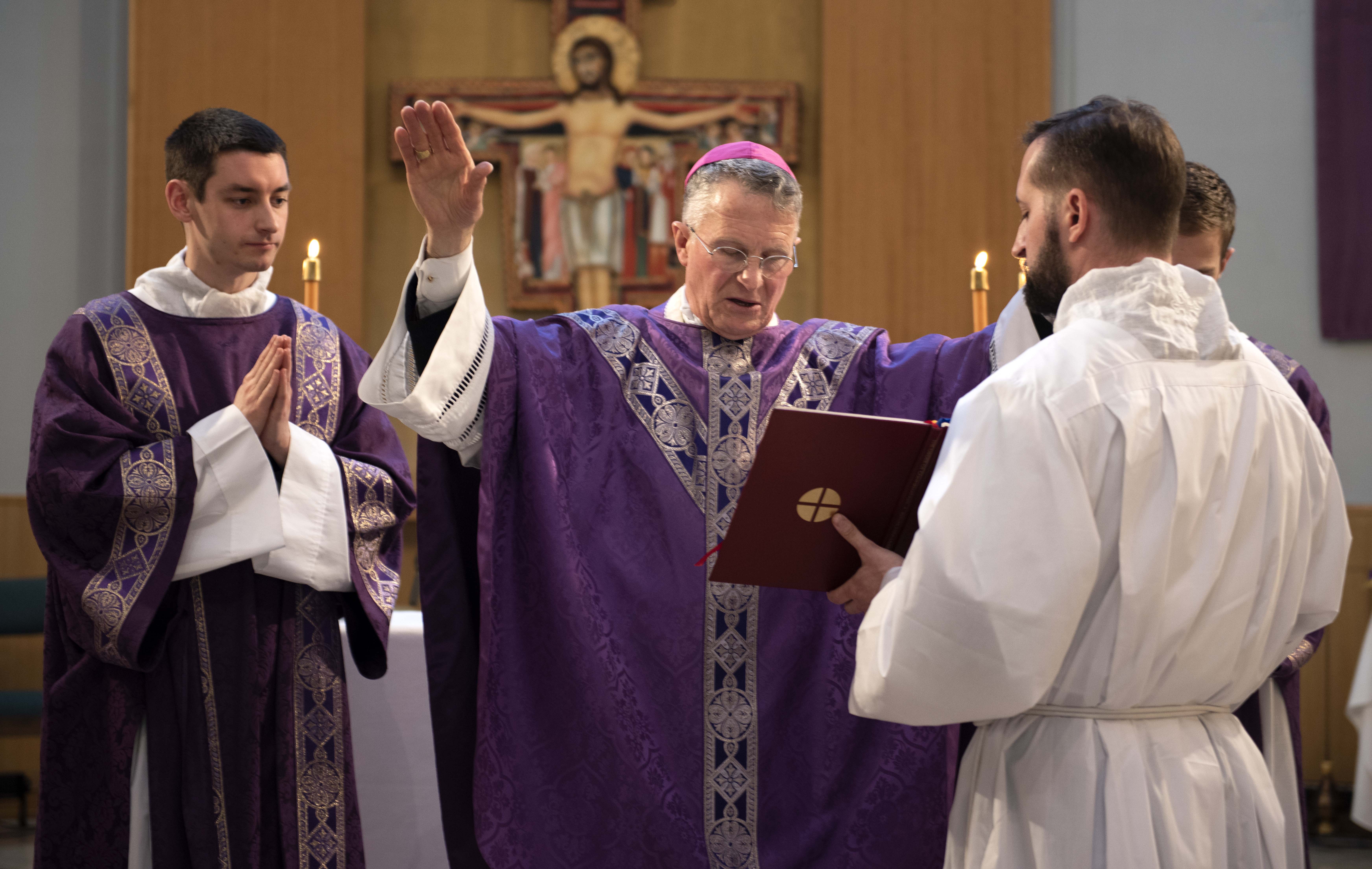 Roman Catholic Archbishop Visits NSA Naples