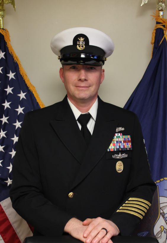 Master Chief Justin R. Anger, Senior Enlisted Leader, Naval ...