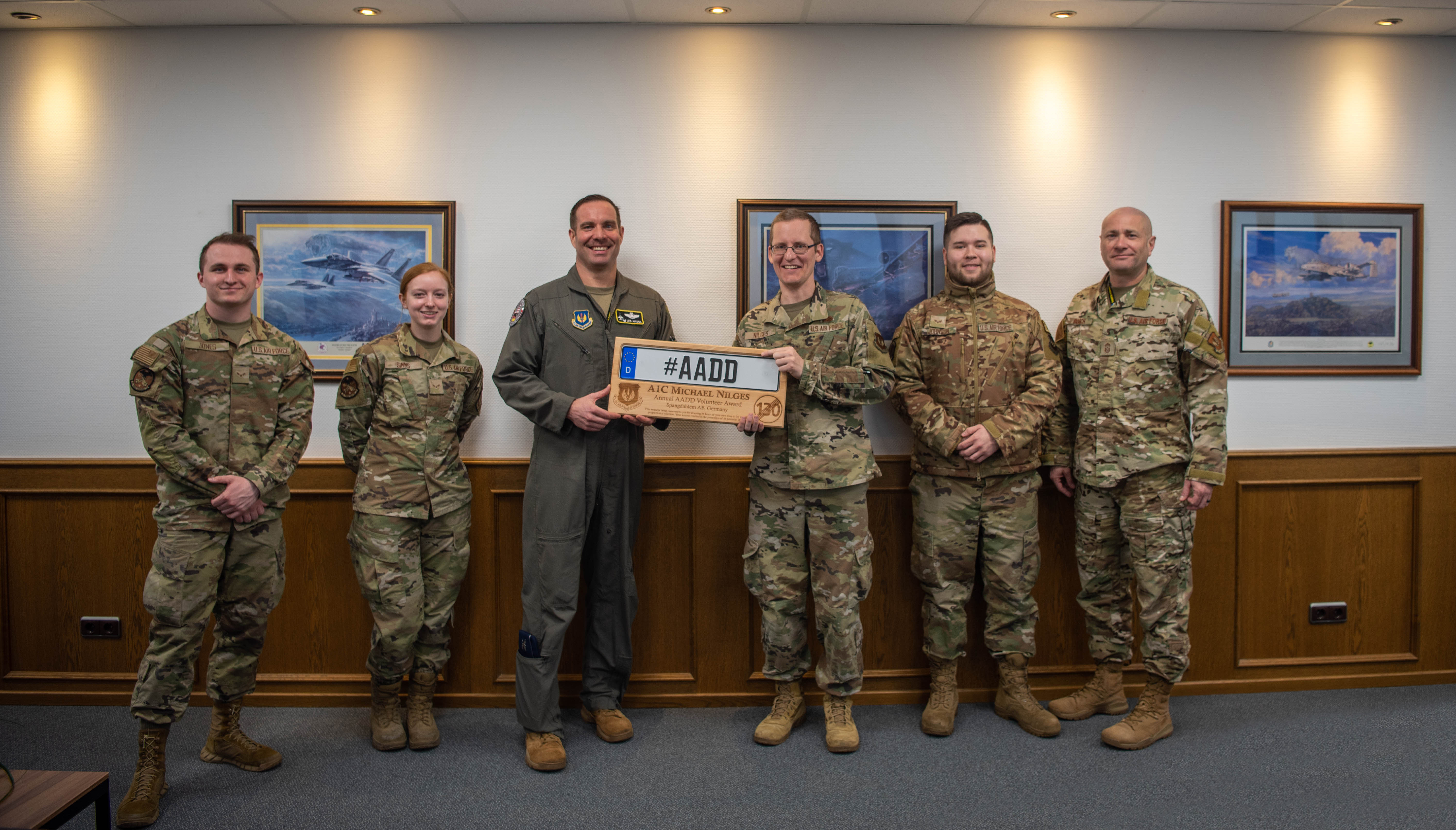 Annual AADD Volunteer Award > Spangdahlem Air Base > Article Display