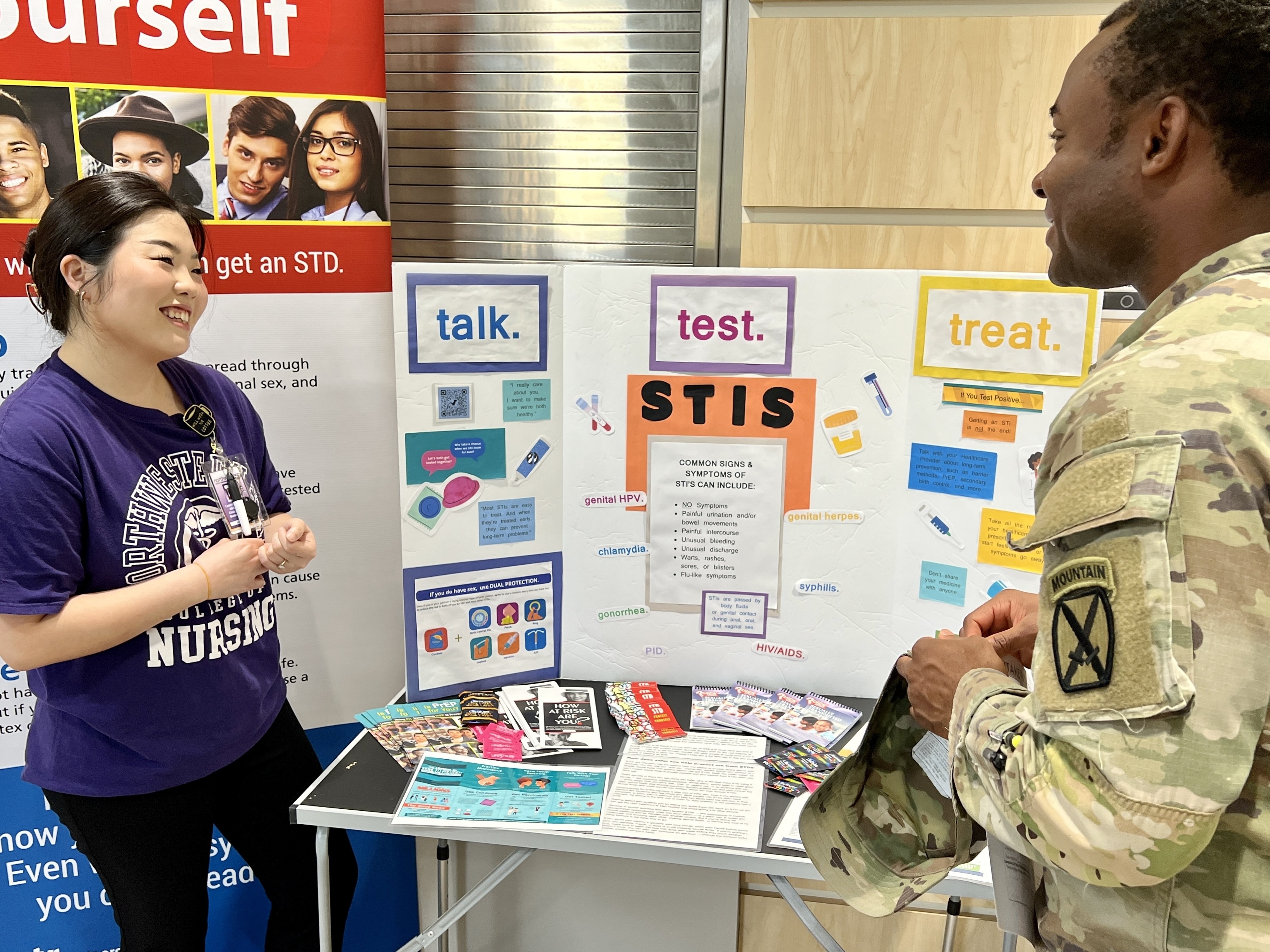 Northwestern State University Students Talk about STIs with Soldiers ...