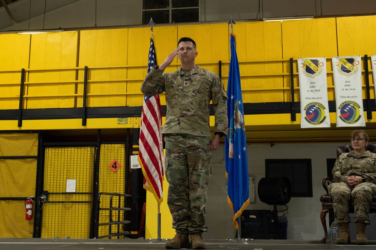 Major Smith takes 336 FGS reins > Seymour Johnson Air Force Base ...