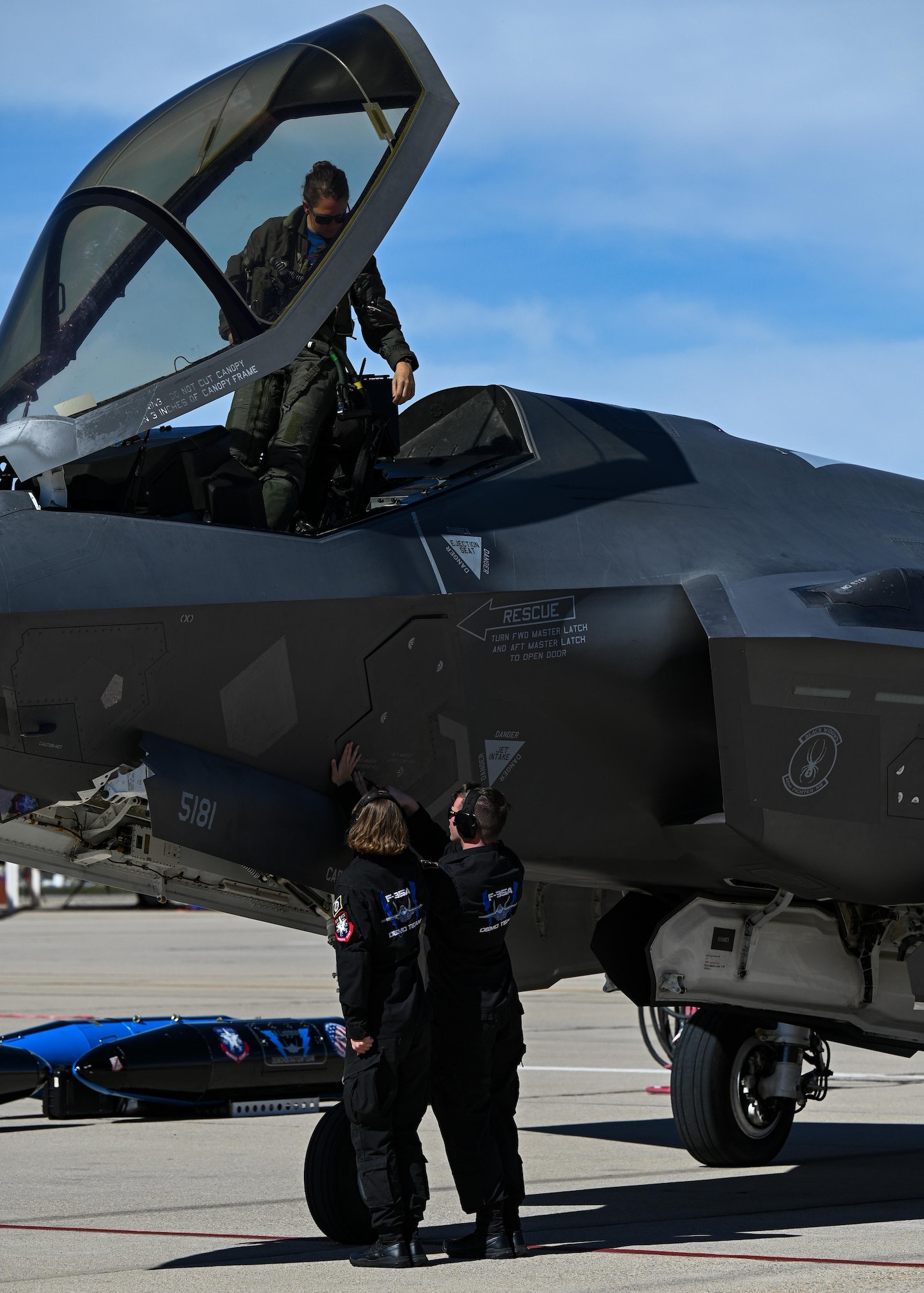 F-35A Demonstration Team at Heritage Flight Training Course 2023 > Davis-Monthan Air Force Base ...