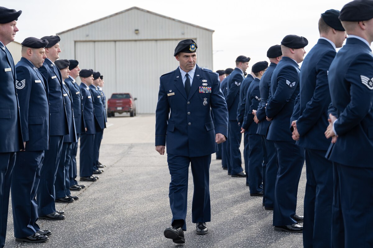 181st Security Forces Squadron conducts dress blues inspection > 181st ...