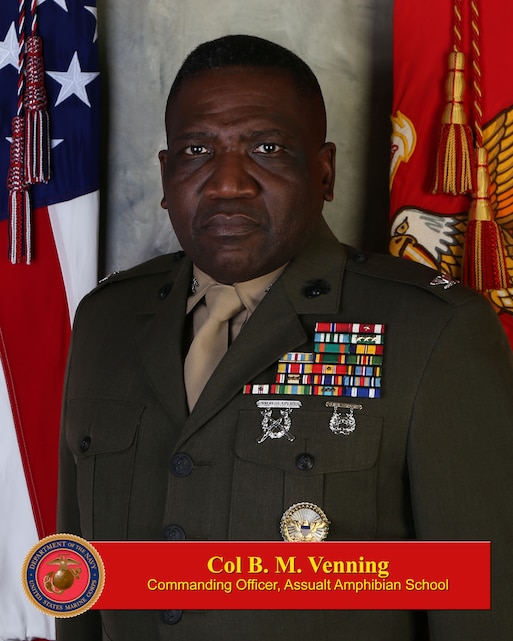 Colonel Benjamin M. Venning > Training Command > Biography