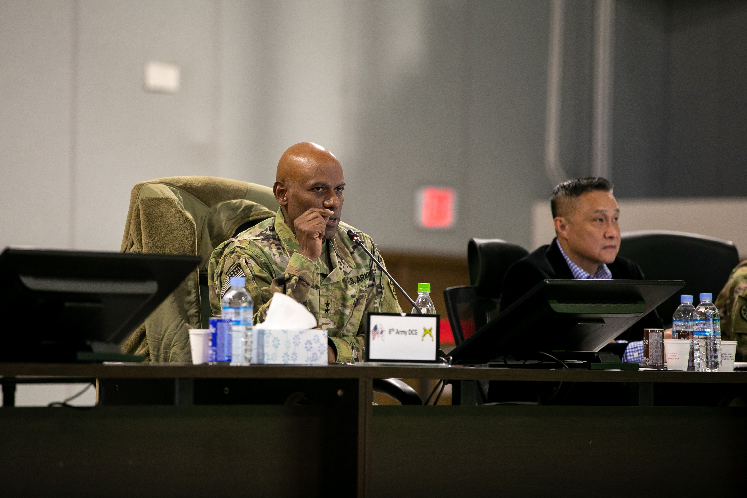 Military police hold tabletop exercise at Camp Humphreys