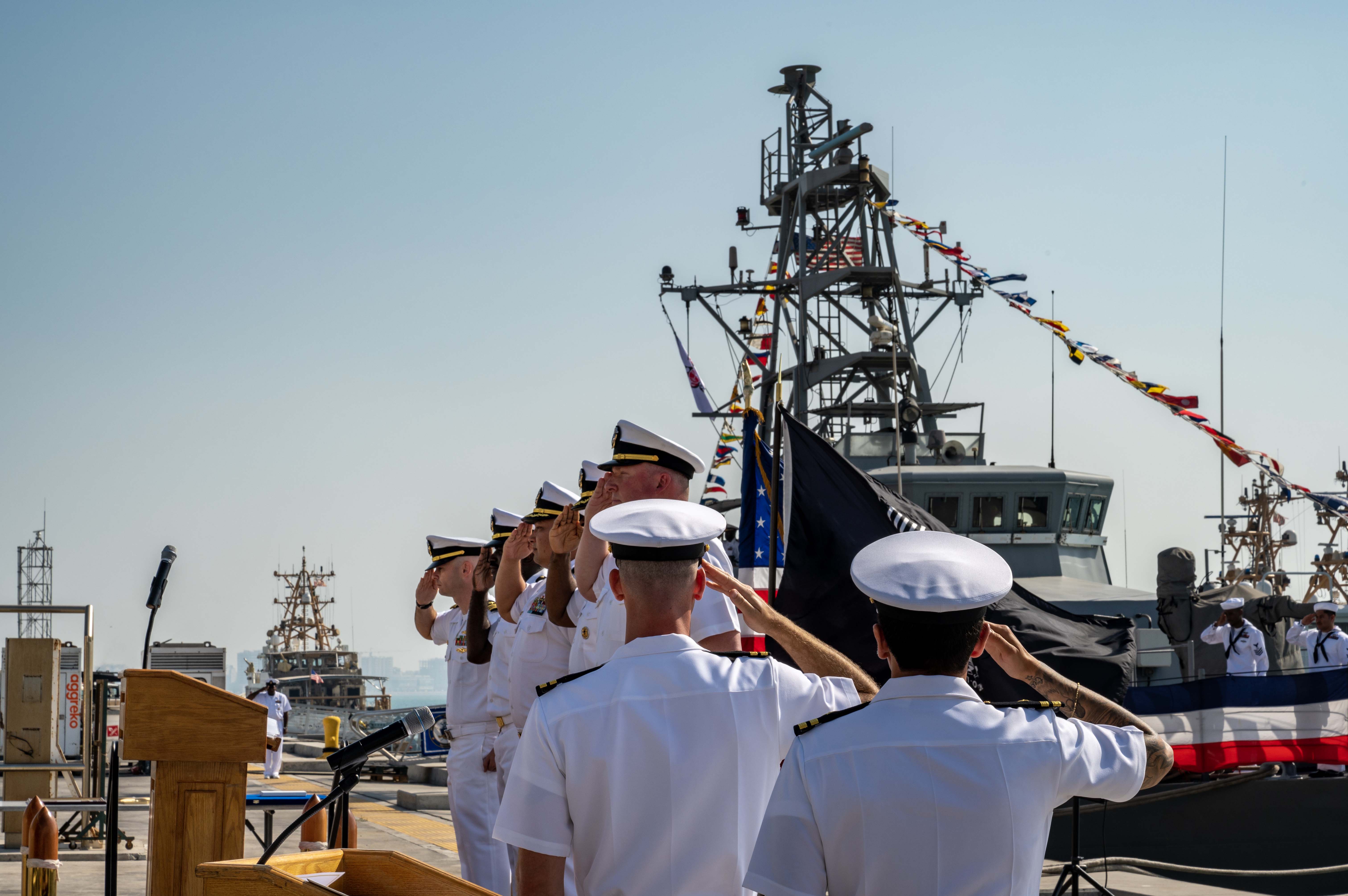 U.S. Navy Decommissions Last Patrol Craft Stationed in Bahrain > United ...