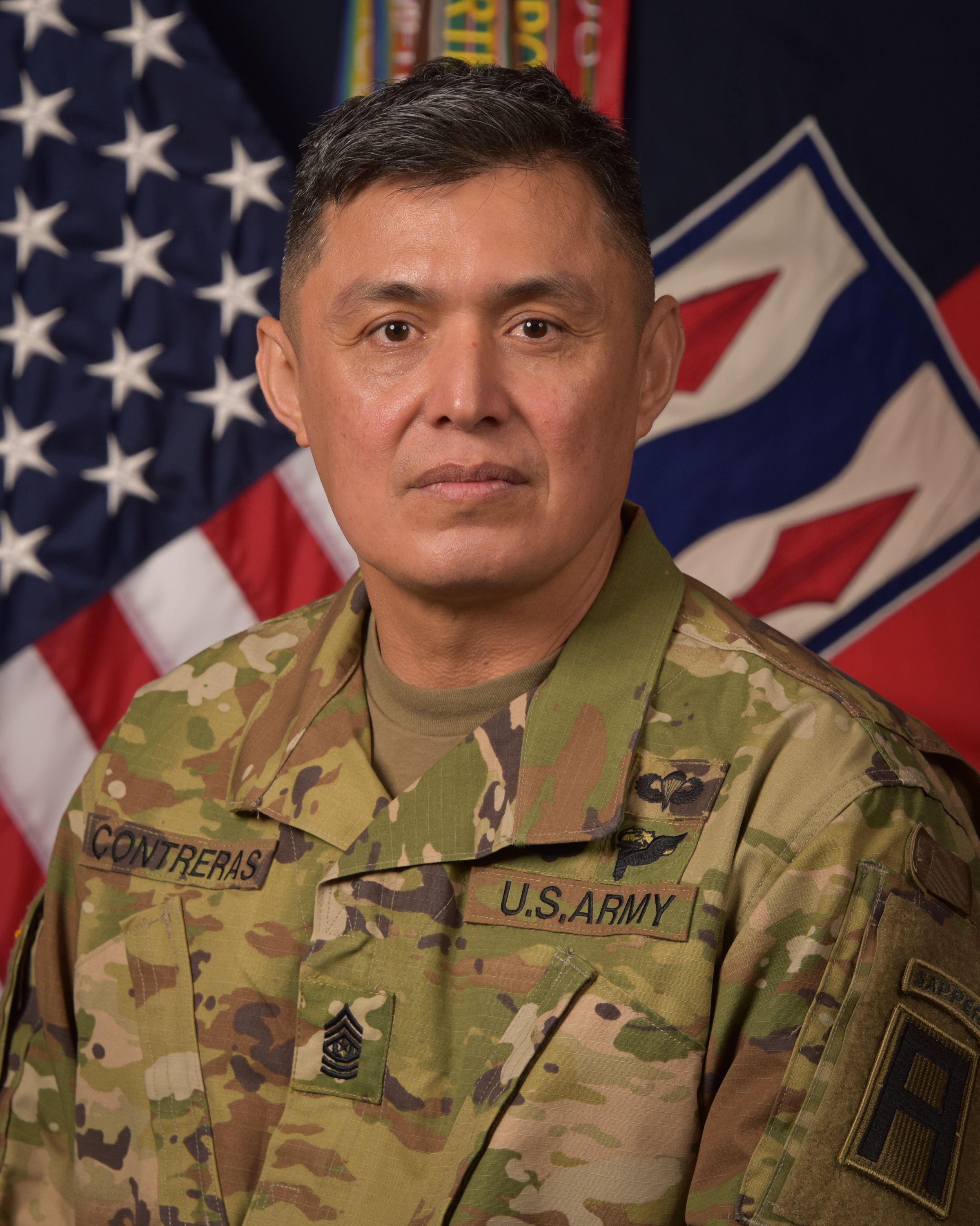 CSM Oscar Contreras > First Army > Biography View
