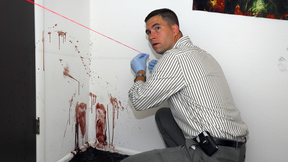 Army CID collecting trajectory evidence