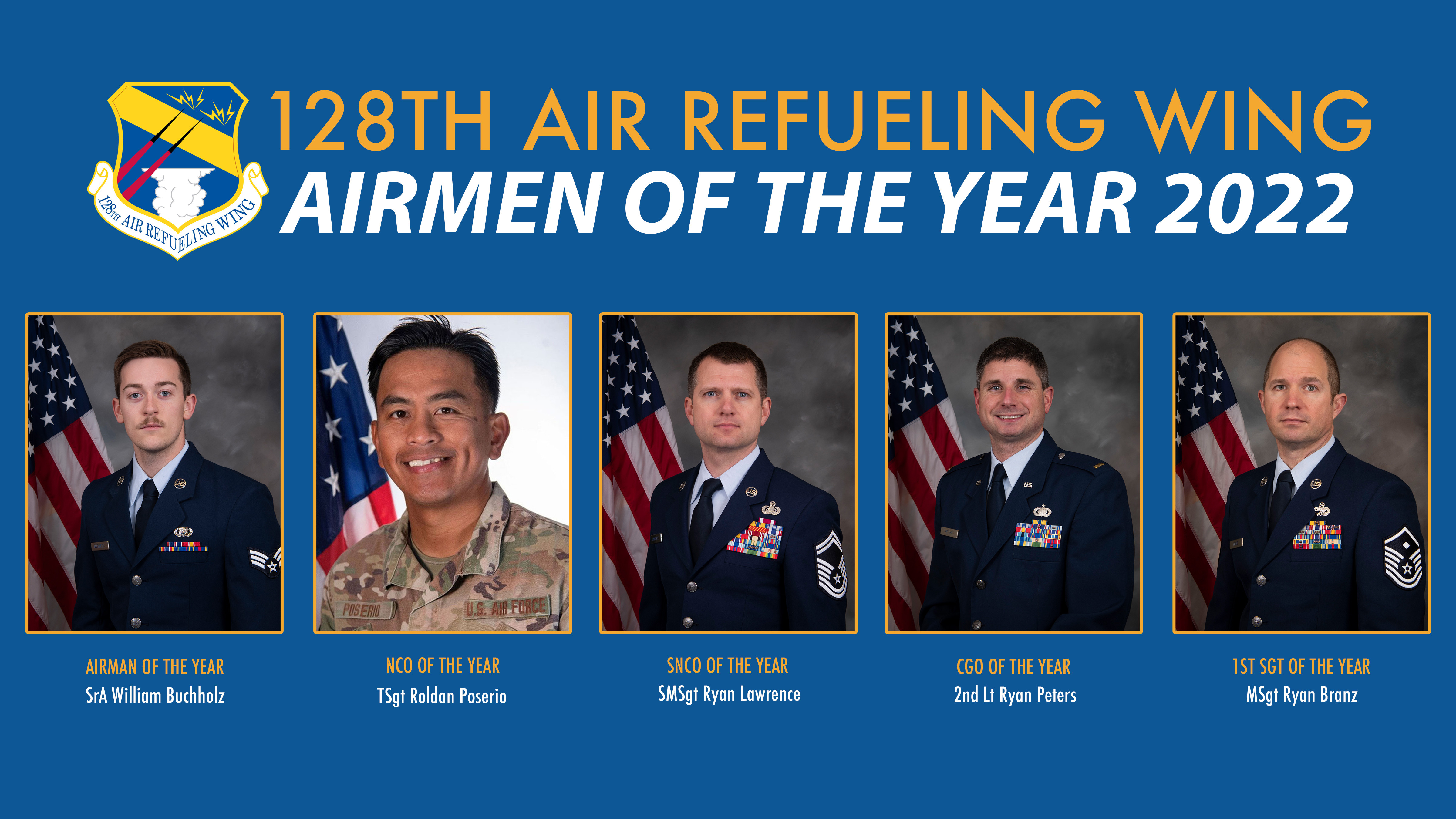 128th Air Refueling Wing Airmen of the Year 2022 > 128th Air Refueling ...