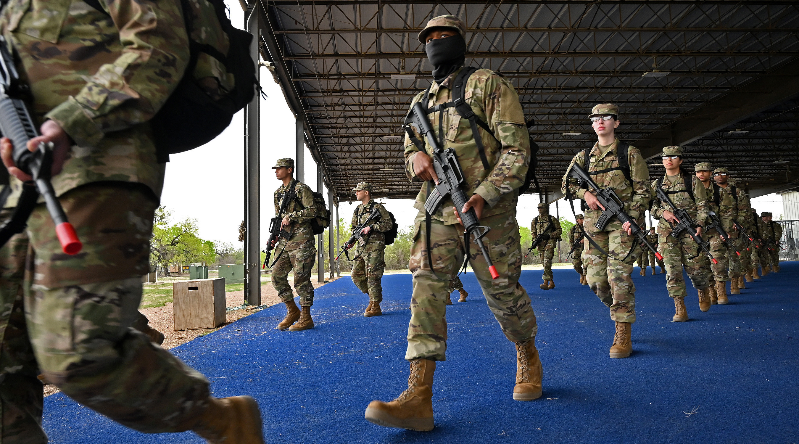 PHOTOS | Basic military trainees get put through their paces at PACER FORGE > Joint Base San ...