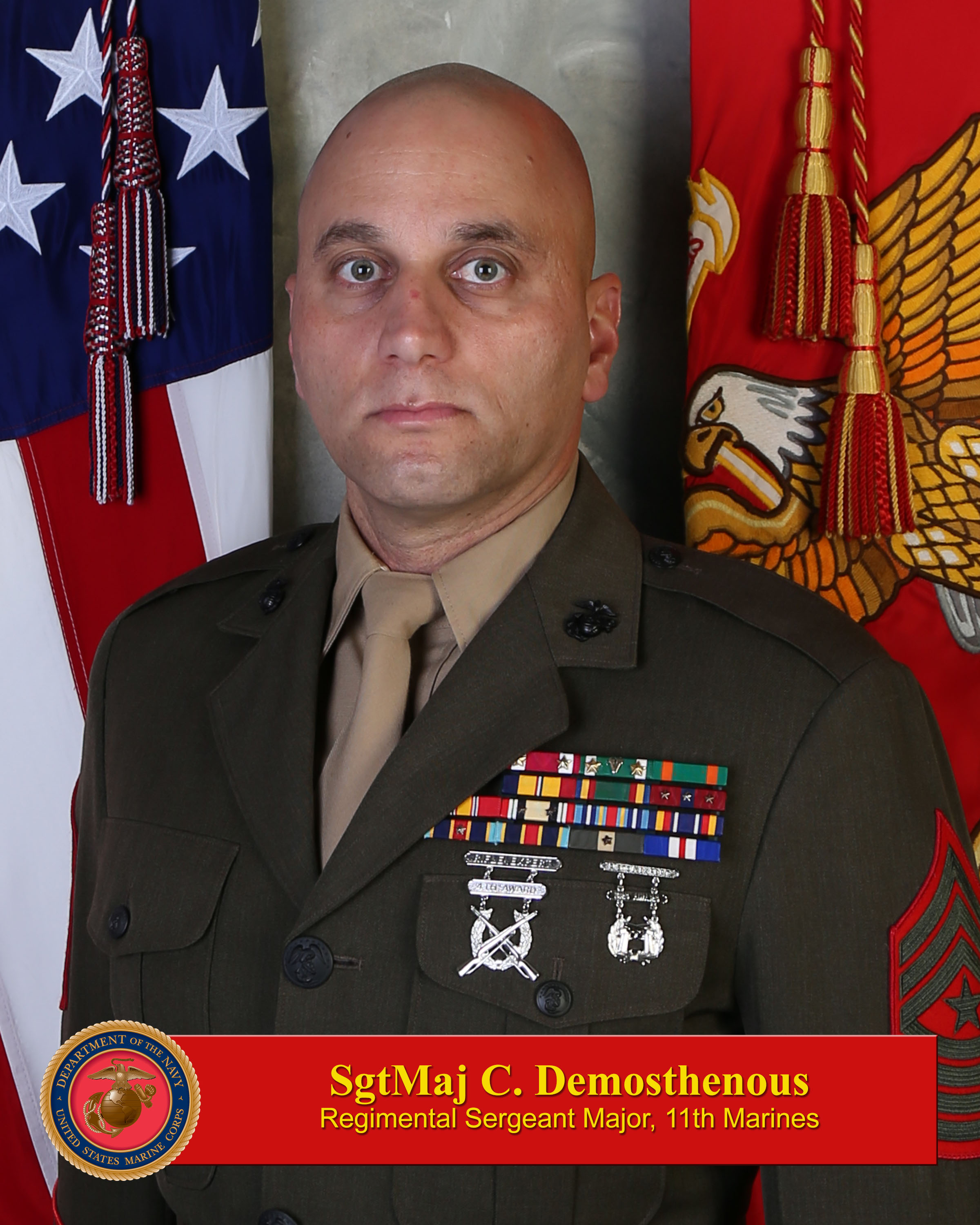 Sergeant Major Christopher Demosthenous > 1st Marine Division > Leaders