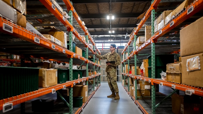 LRS Airmen create for warehouse of future > 505th Command and Control ...