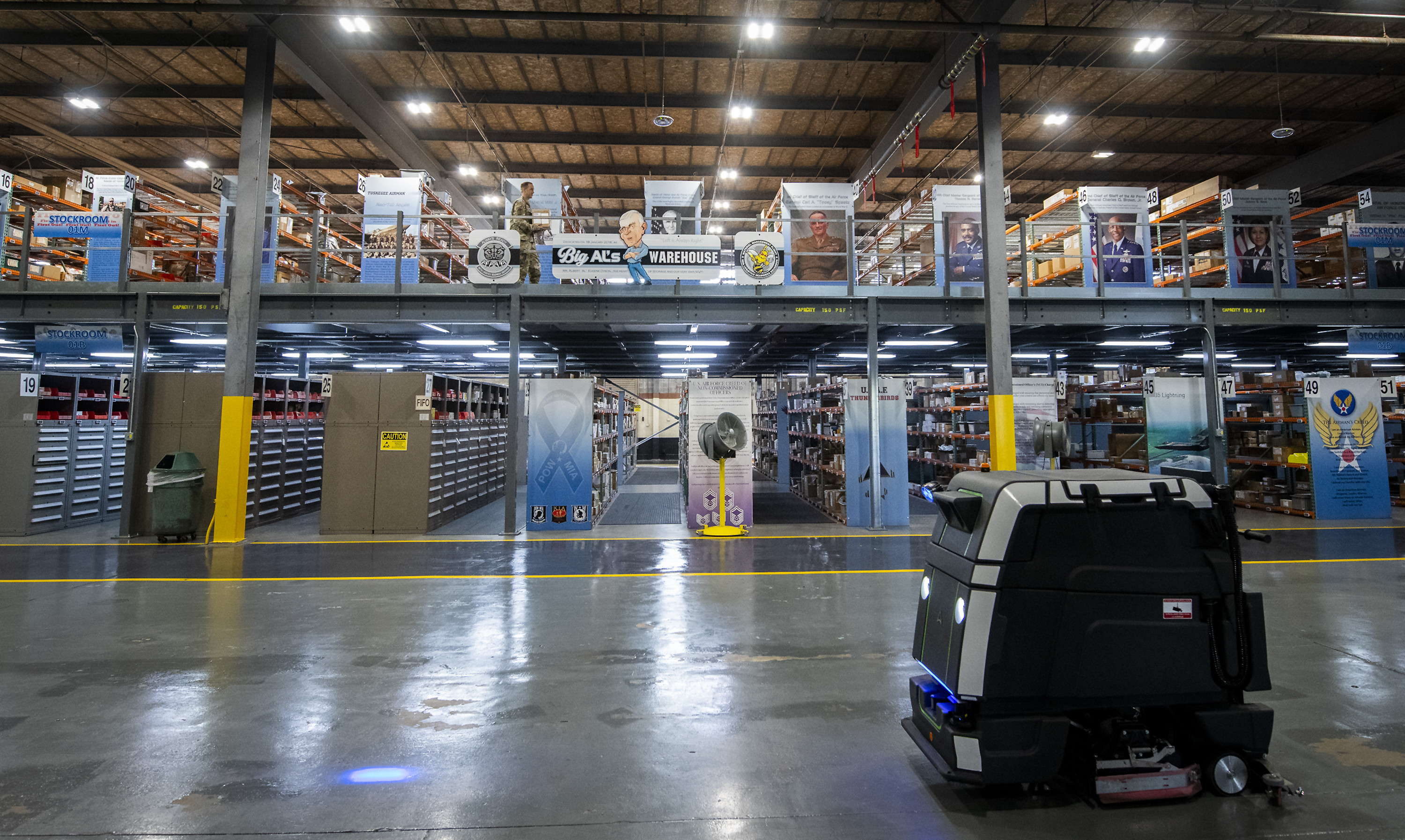 LRS Airmen create for warehouse of future > Air Force Materiel Command ...