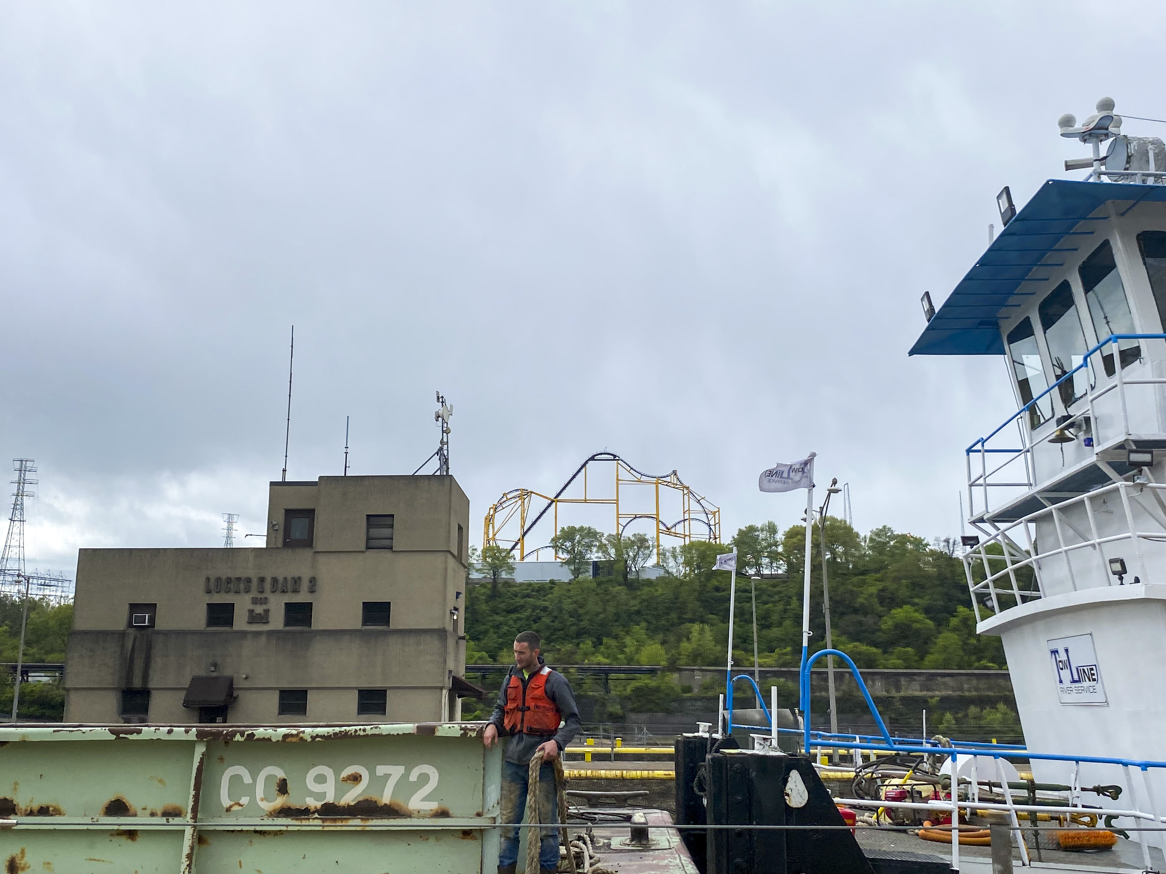 Headwaters Highlight: Braddock Locks and Dam sandwiched between two ...