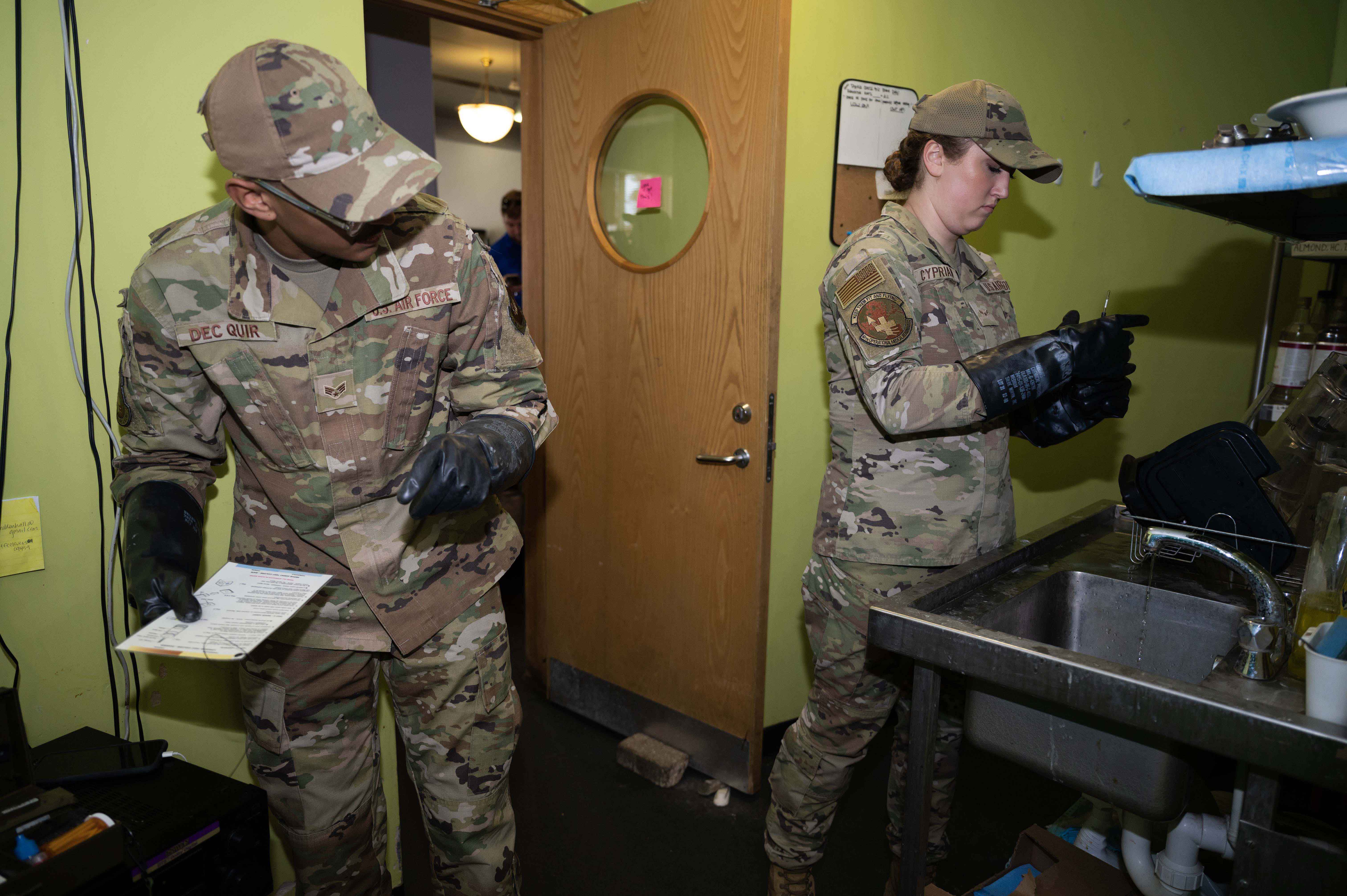 Base readiness exercise: water sampling > Royal Air Force Mildenhall ...