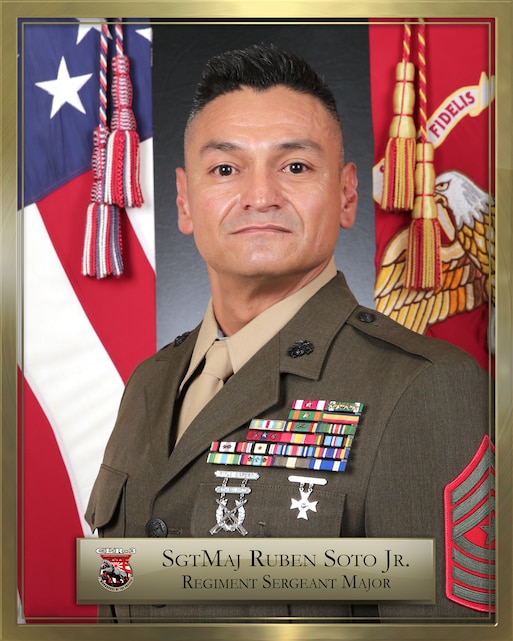 Sergeant Major Ruben Soto > 3d Marine Logistics Group > Leader's bio